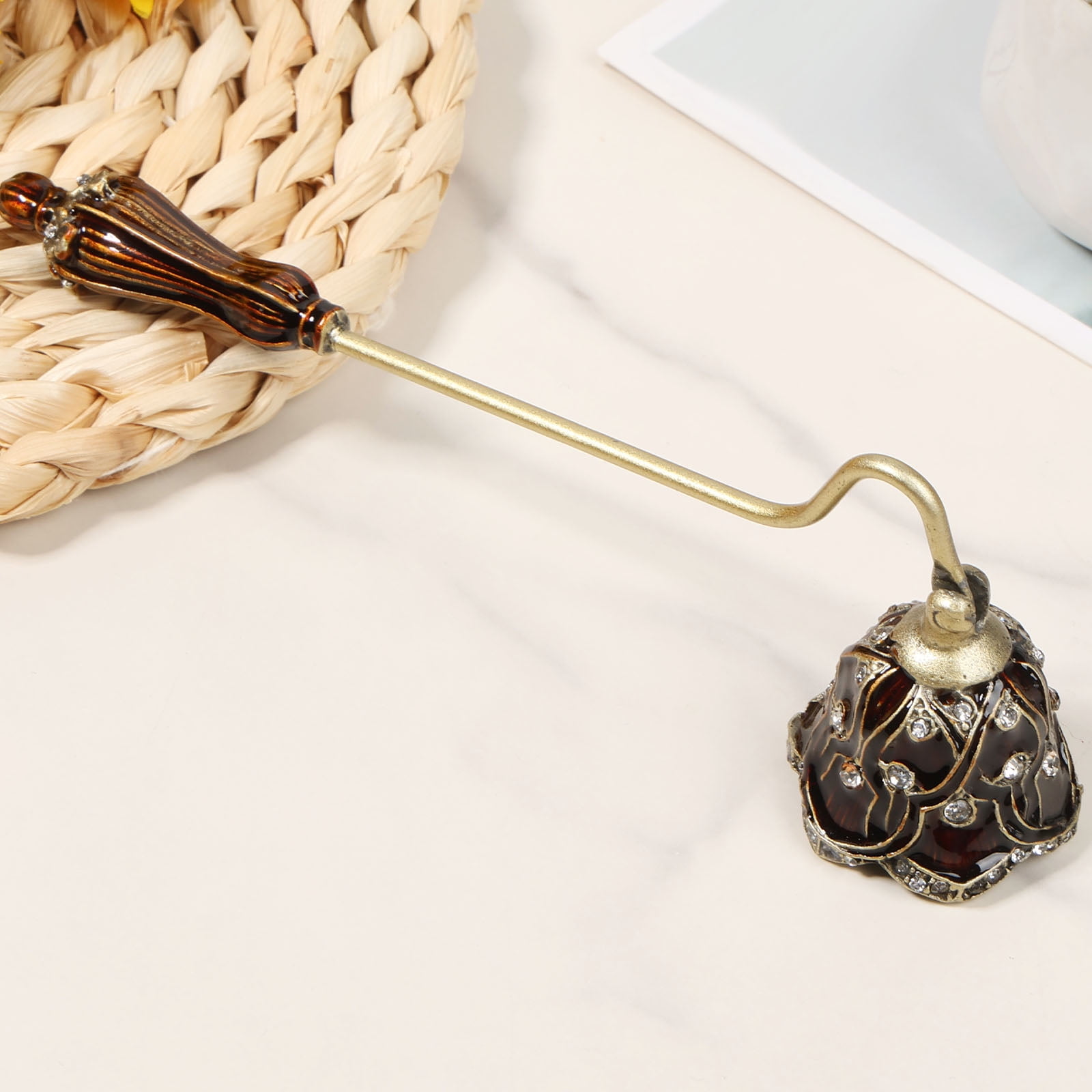 Keyohome Candle Snuffer Vintage Candle Wick Snuffer with Long Handle ...