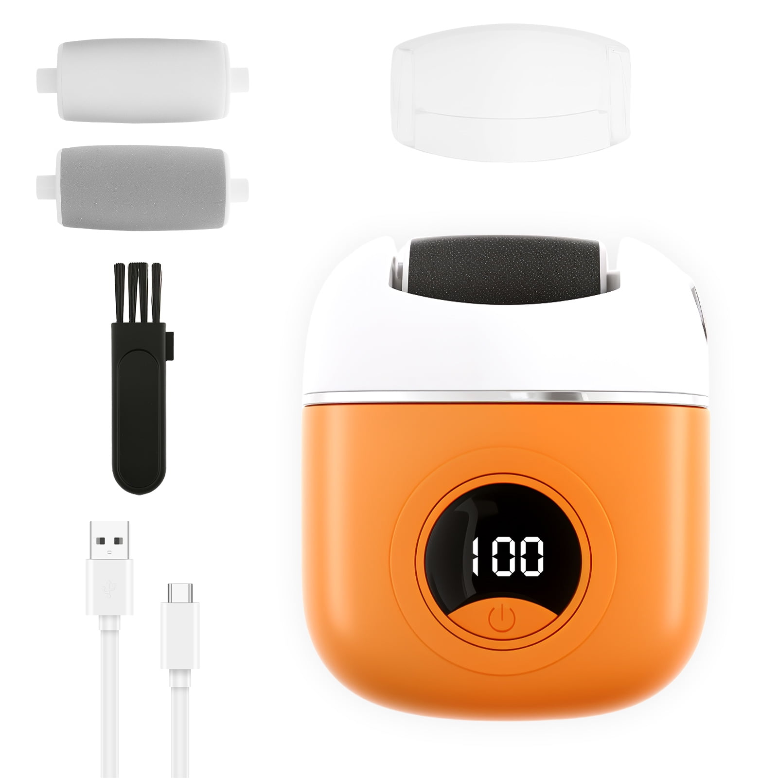 Keyohome Foot Callus Grinder with LCD Display Portable Feet Callus ...