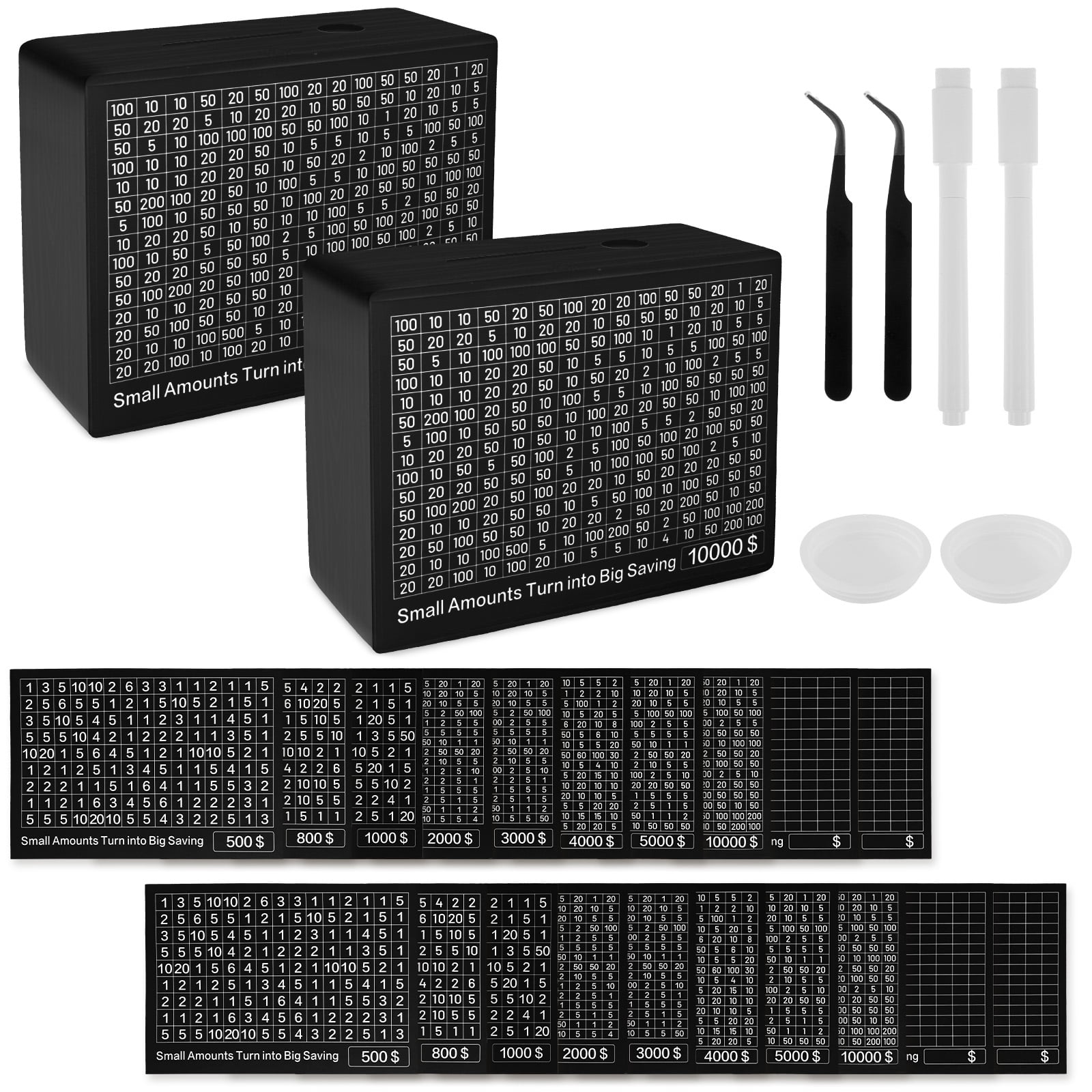 Keyohome Money Saving Box Wooden Money Boxes One Piece Designed Money ...