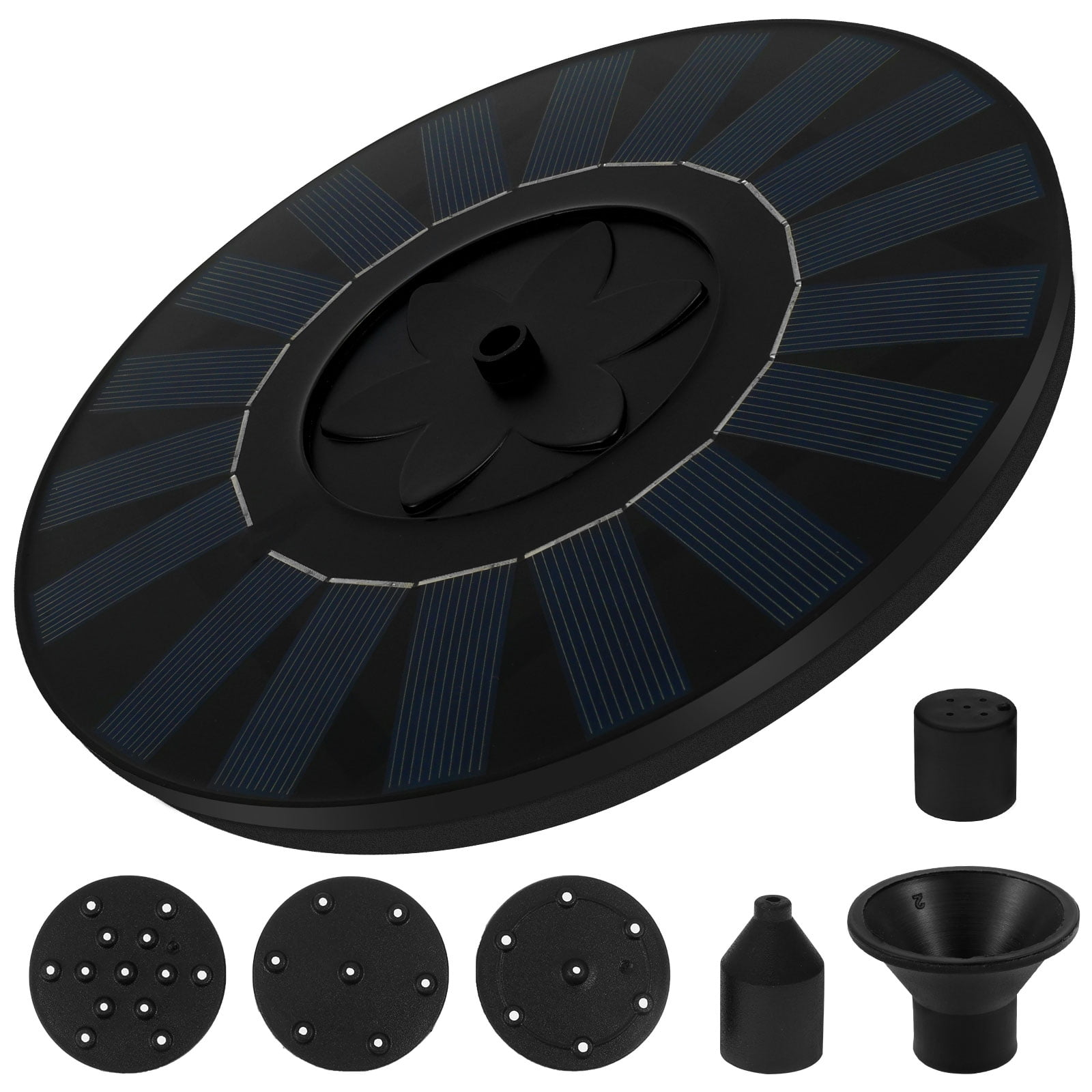 Keyohome Solar Bird Bath Fountain Pump Kit Versatile Easy to Clean and ...