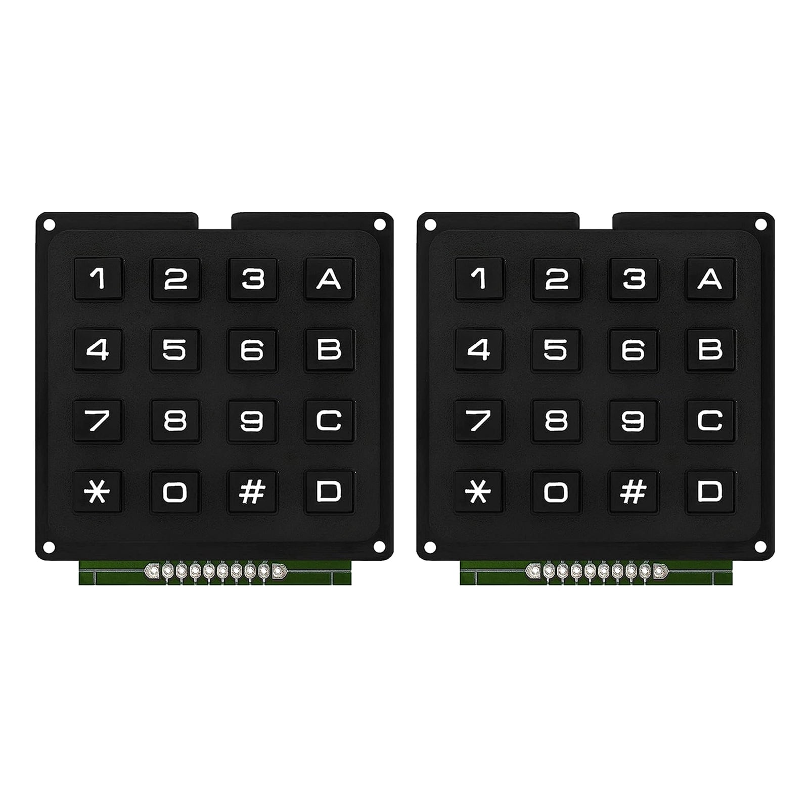 Keypad MCU Board Keyboard Moduless with 16 Keys Push Buttons External ...