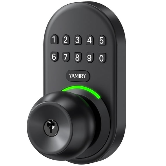 Keypad Smart Door Knob Lock, Yamiry Keyless Entry Digital Lock with ...