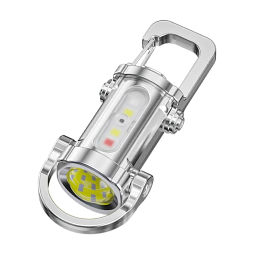 Keyring Flashlight Emergency Strobe Adjustable Beam Warning Lights Type ...