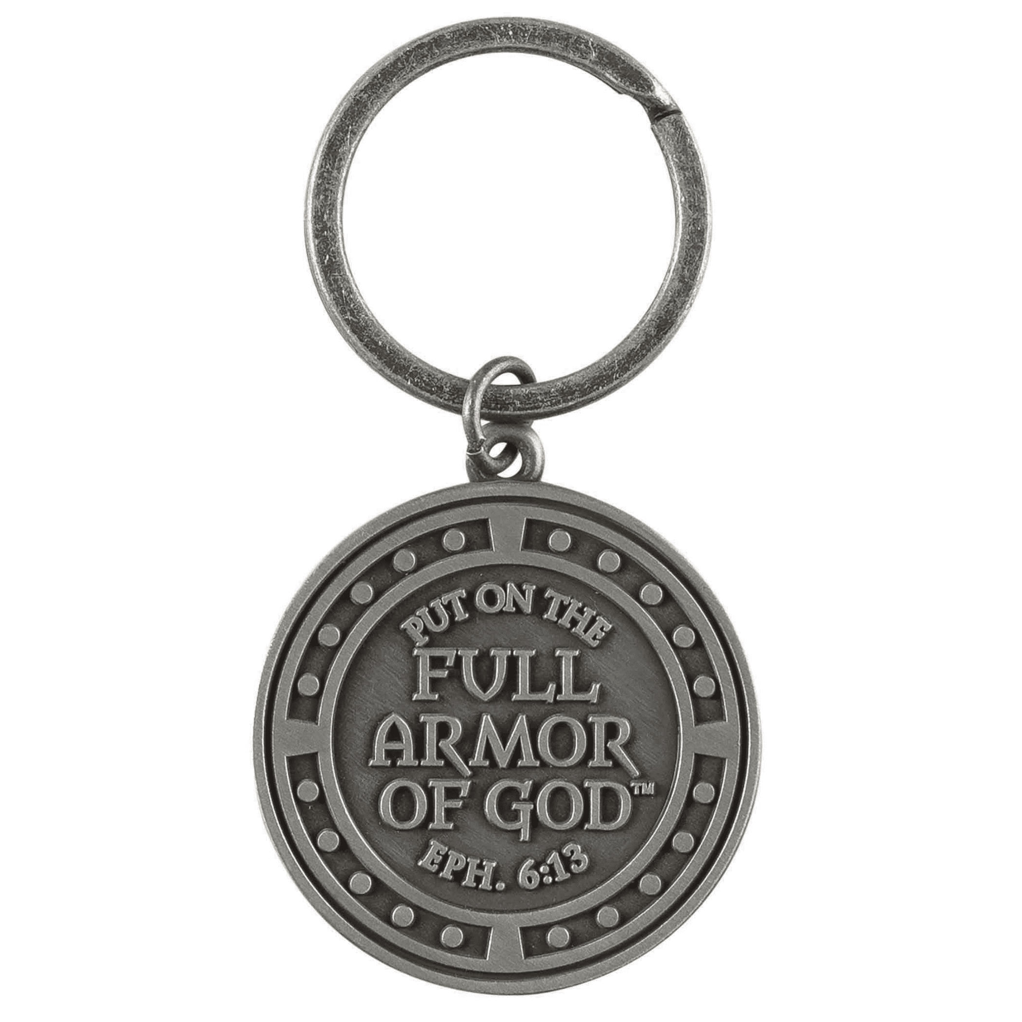 Keyring Full Armor Of God Ant Silver Zinc A[ ] - Walmart.com
