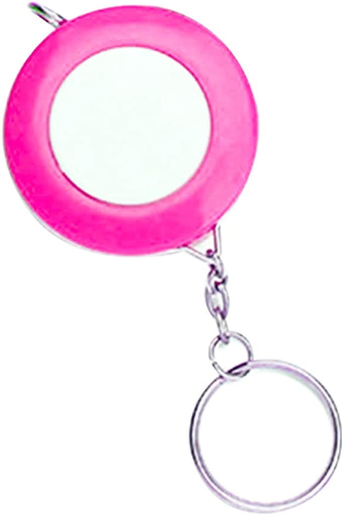 Keyring Keychain for Women Men,Retractable Tape Ruler 150cm or 60 Inch ...