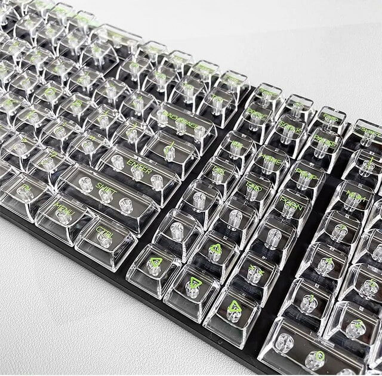 Keys Crystal Transparent ISO Layout Keycaps For MX Switch Mechanical ...