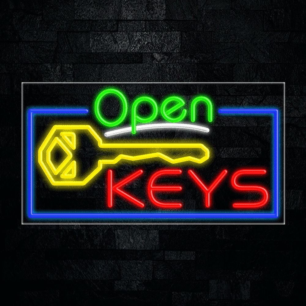 Keys LED Neon Sign 33"L x 18"H #35528 - Walmart.com