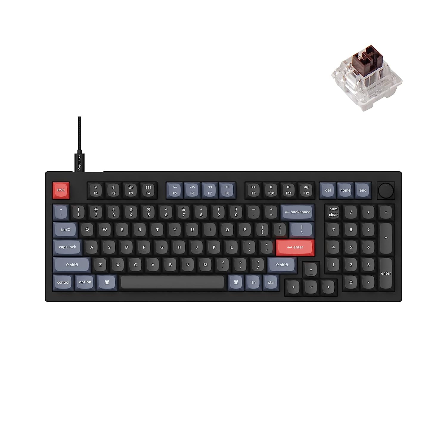 Keys Mechanical Keyboard: With a 96% layout design to save your space ...