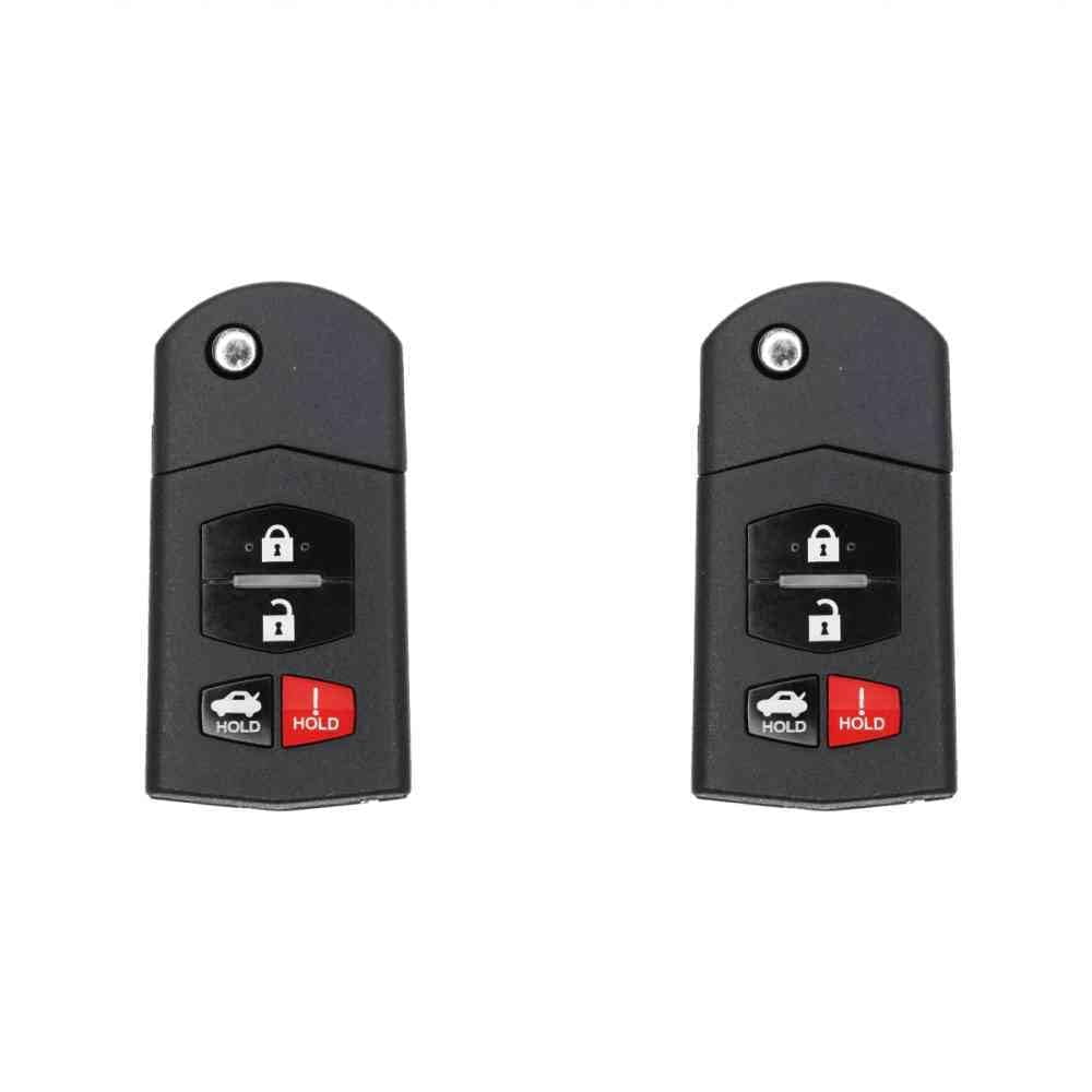 Keys4Less Replacement Flip Key Fob for Mazda 6 2010-2013 FCC ...