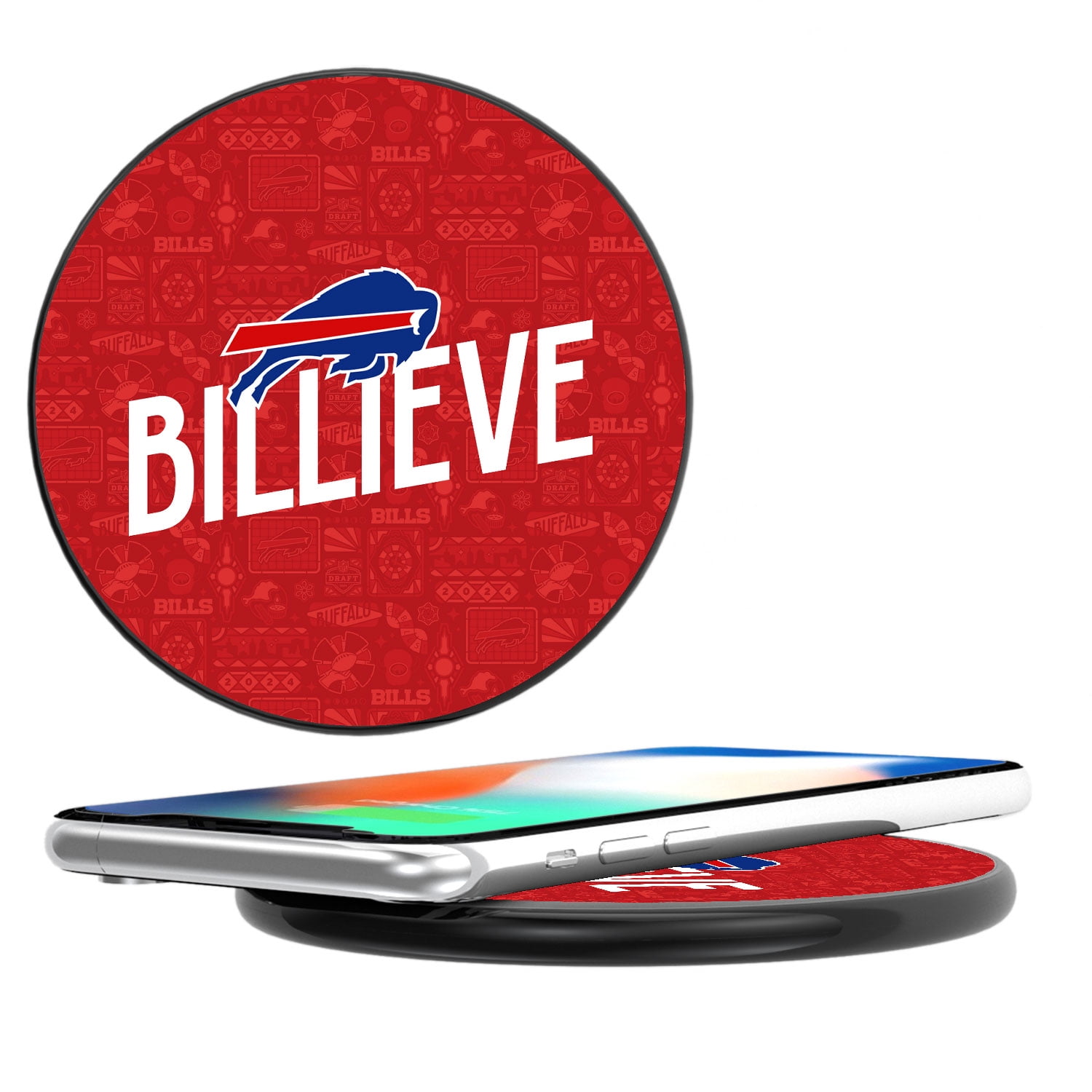 Keyscaper Black Buffalo Bills Illustrated Wireless Charger - Walmart.com