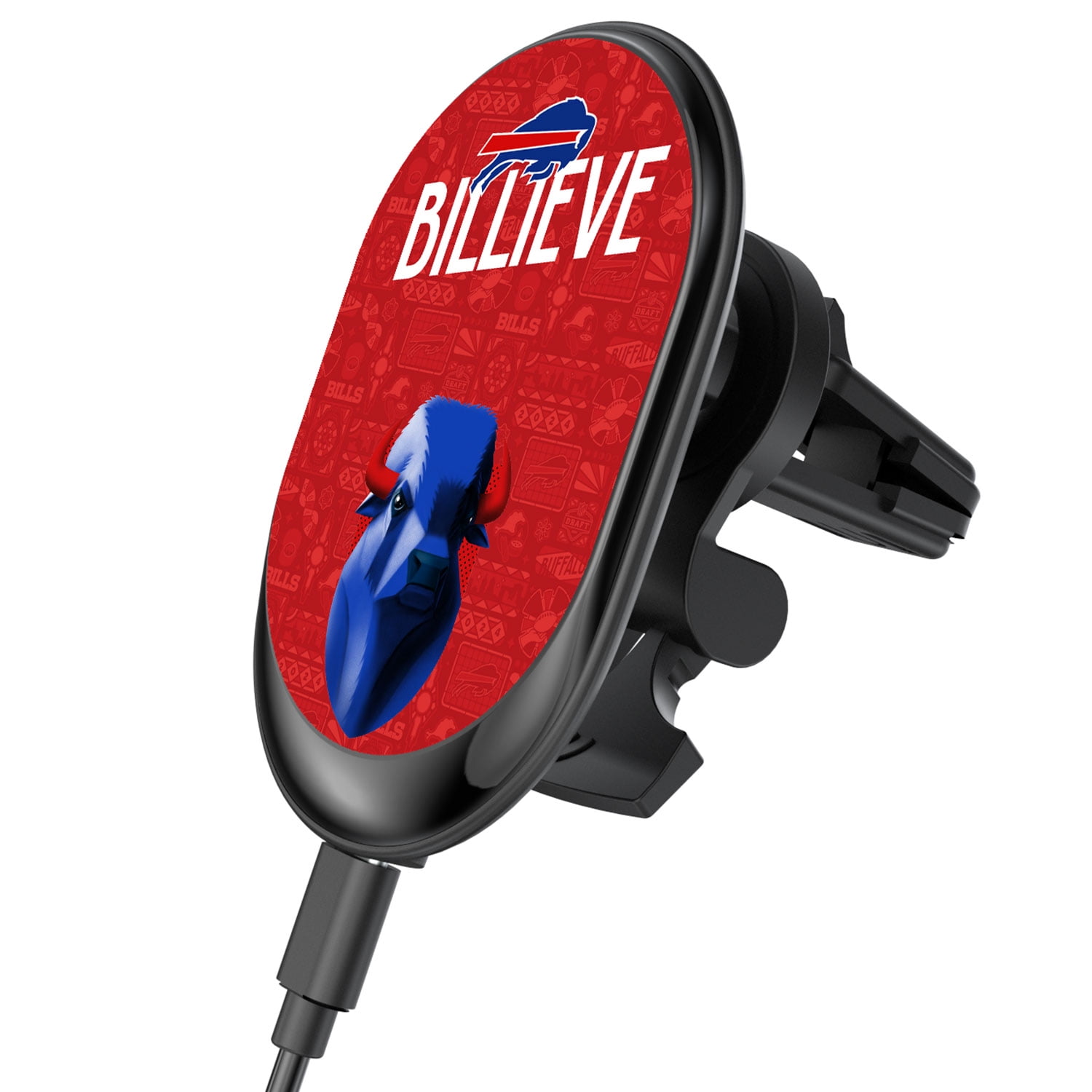 Keyscaper Black Buffalo Bills Wireless Magnetic Car Charger - Walmart.com