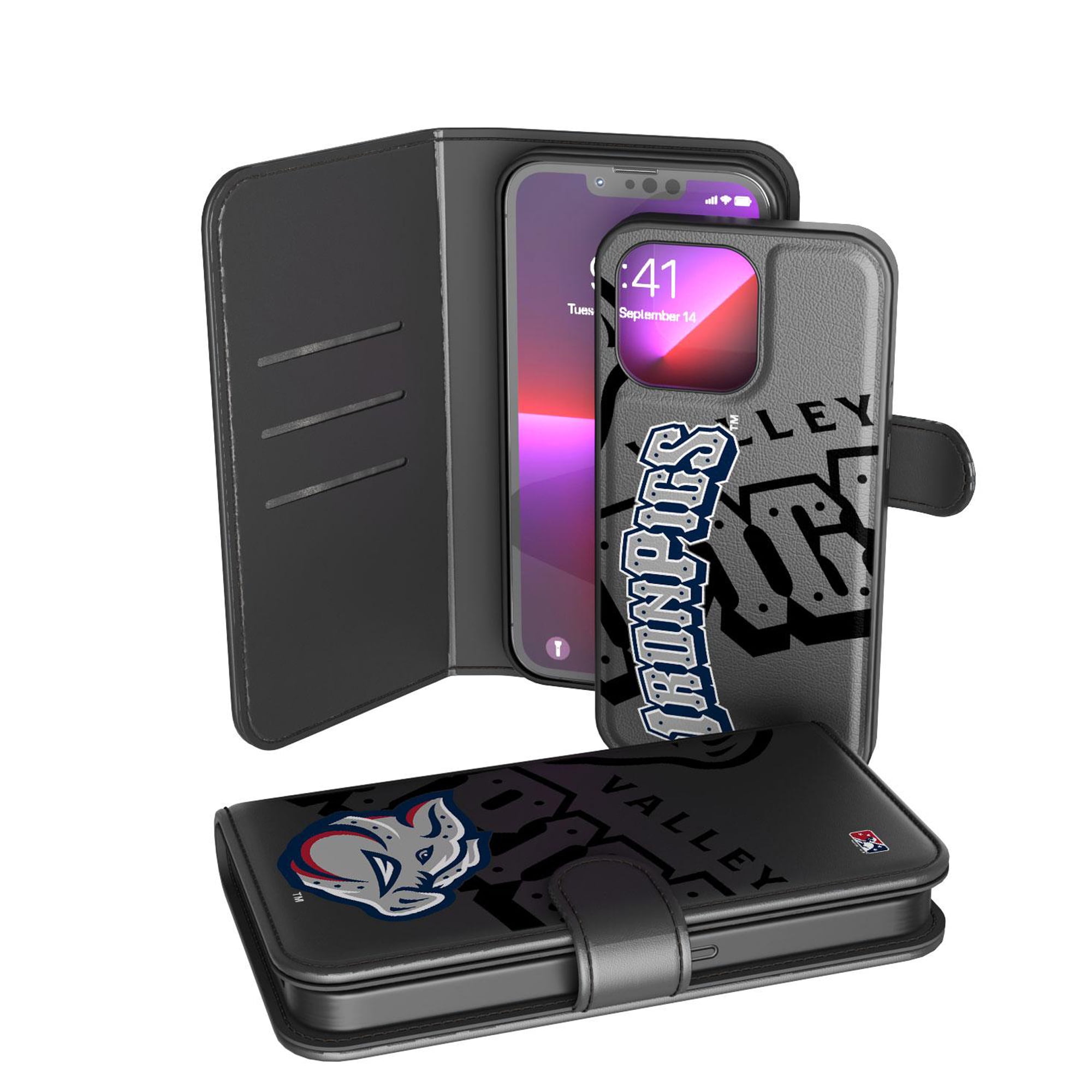 Keyscaper Black Lehigh Valley IronPigs Tilt iPhone Wallet Case ...