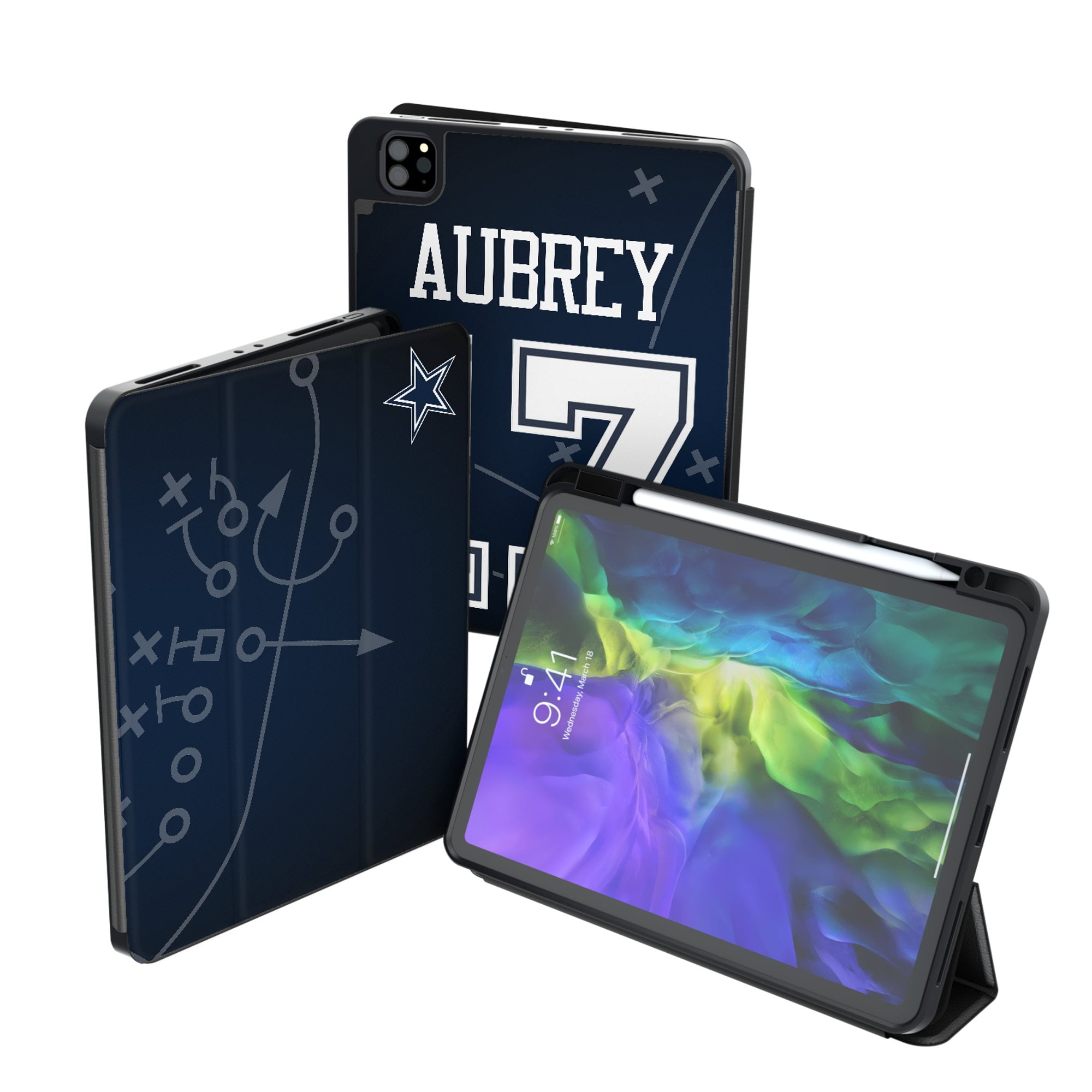 Keyscaper Brandon Aubrey Dallas Cowboys iPad Tablet Case - Walmart.com