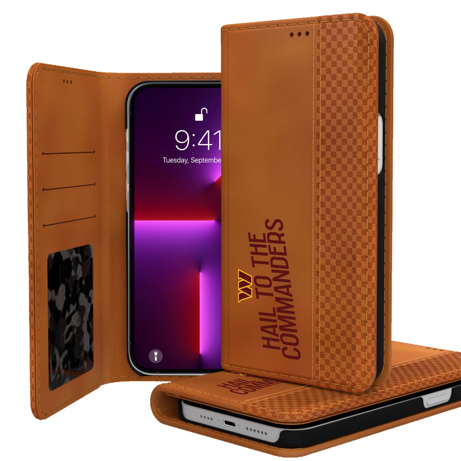 Keyscaper Brown Washington Commanders iPhone Folio Case - Walmart.com
