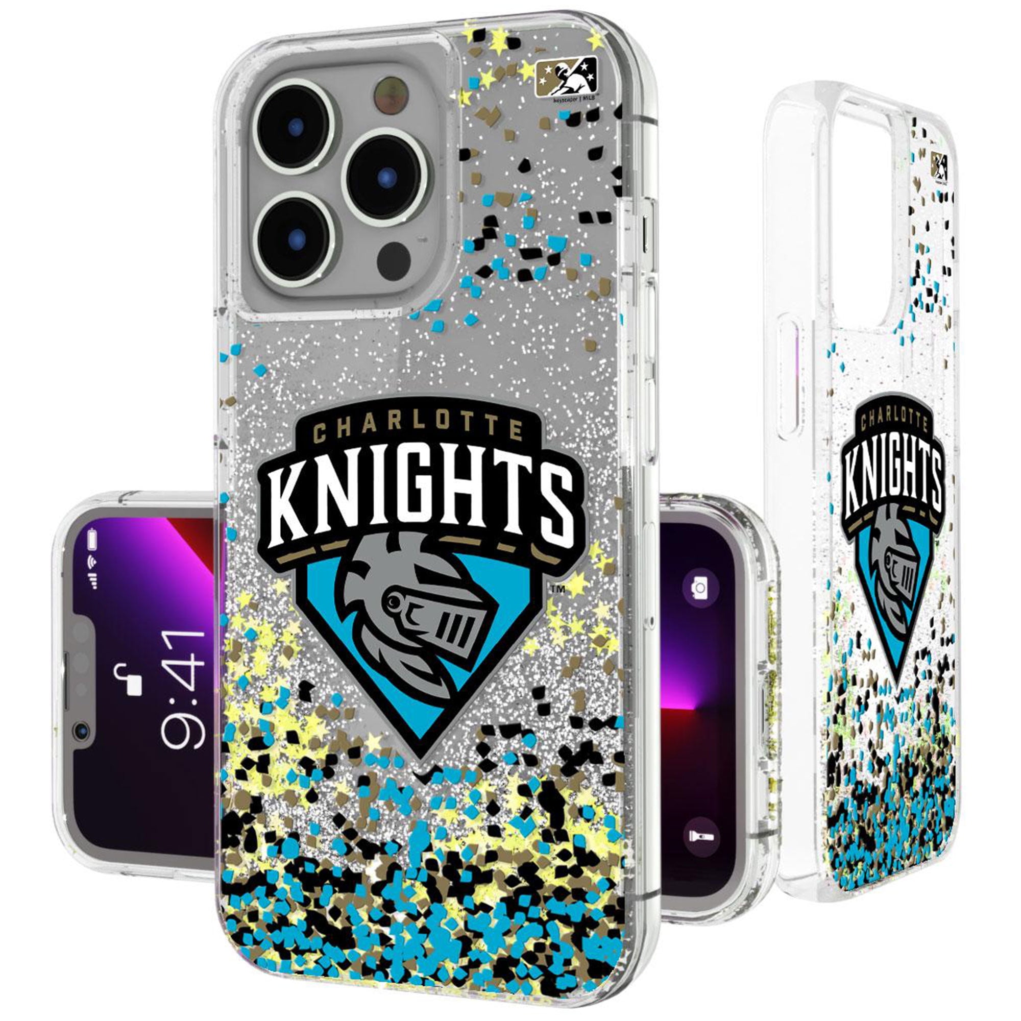 Keyscaper Charlotte Knights iPhone Confetti Glitter Case - Walmart.com