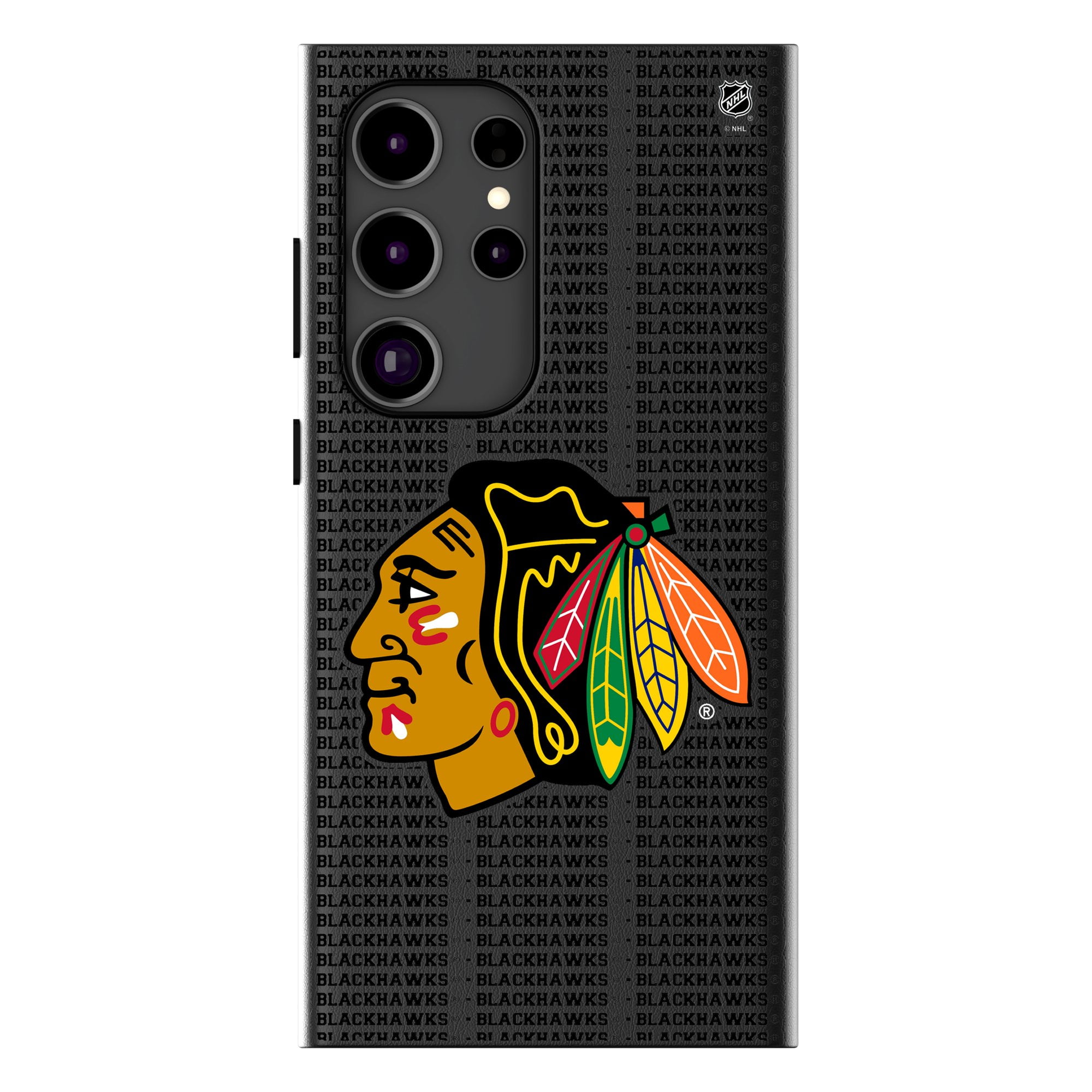 Keyscaper Chicago Blackhawks Text Backdrop Galaxy Magnetic Bump Case ...