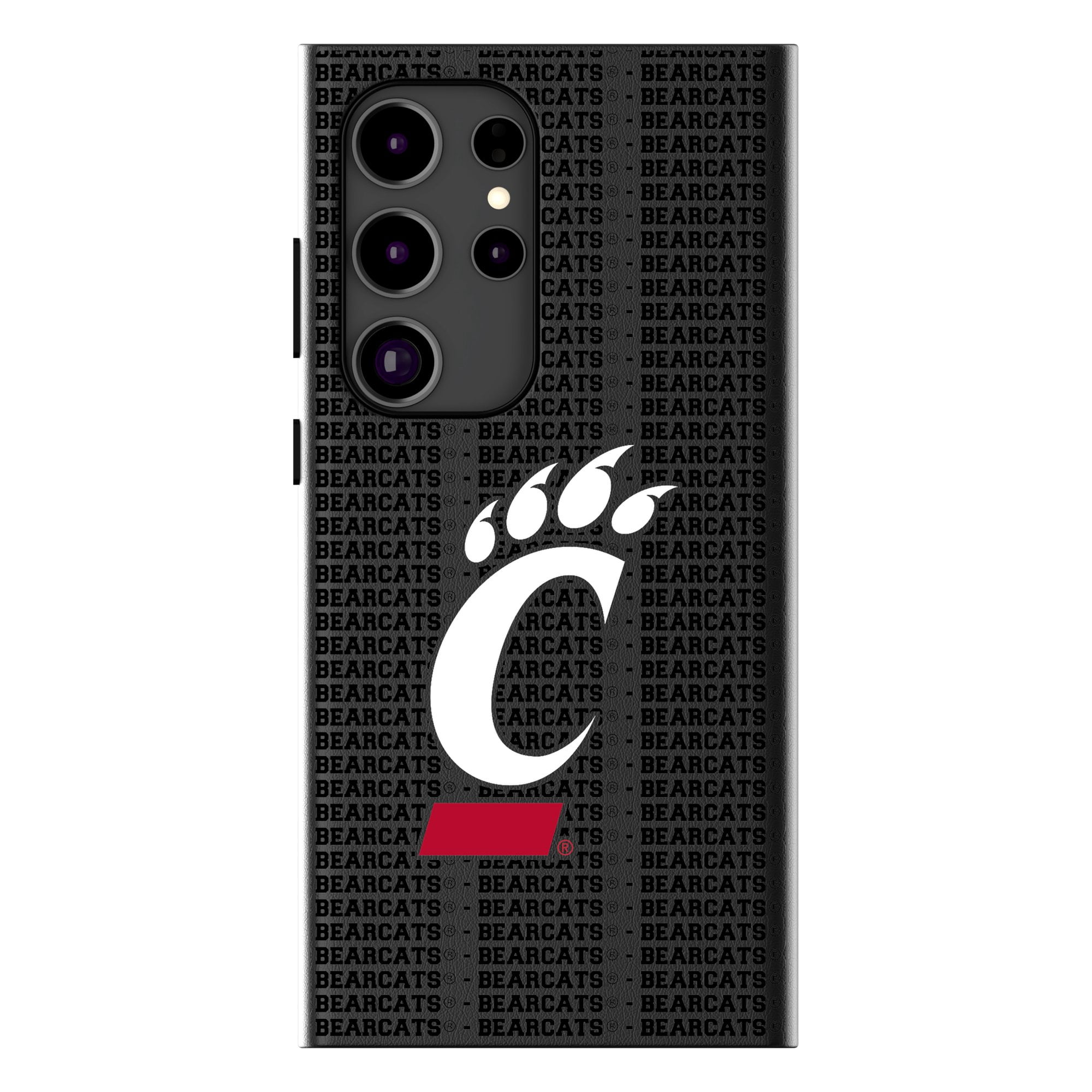 Keyscaper Cincinnati Bearcats Text Backdrop Galaxy Magnetic Bump Case ...