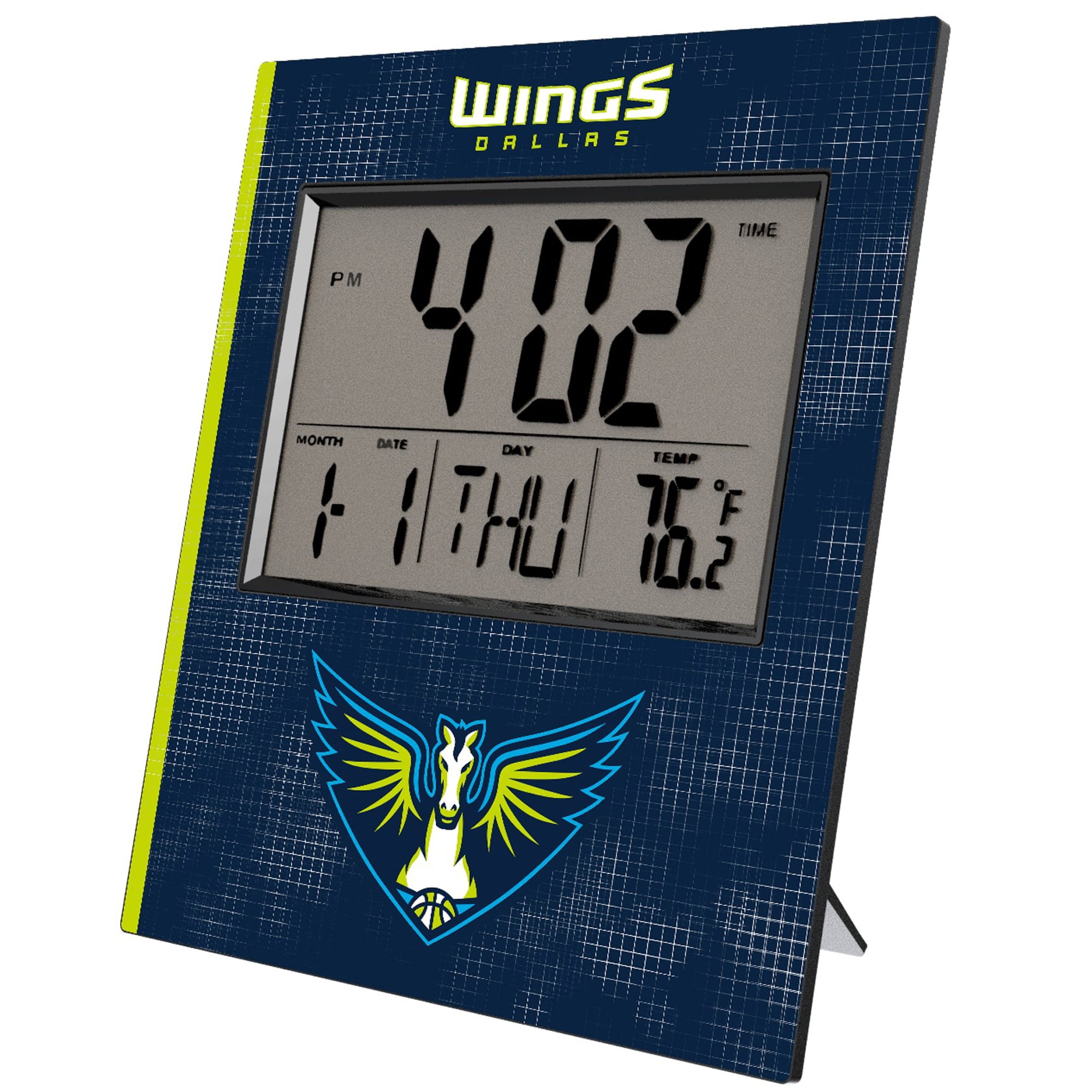 Keyscaper Dallas Wings Cross Hatch Digital Desk Clock - Walmart.com