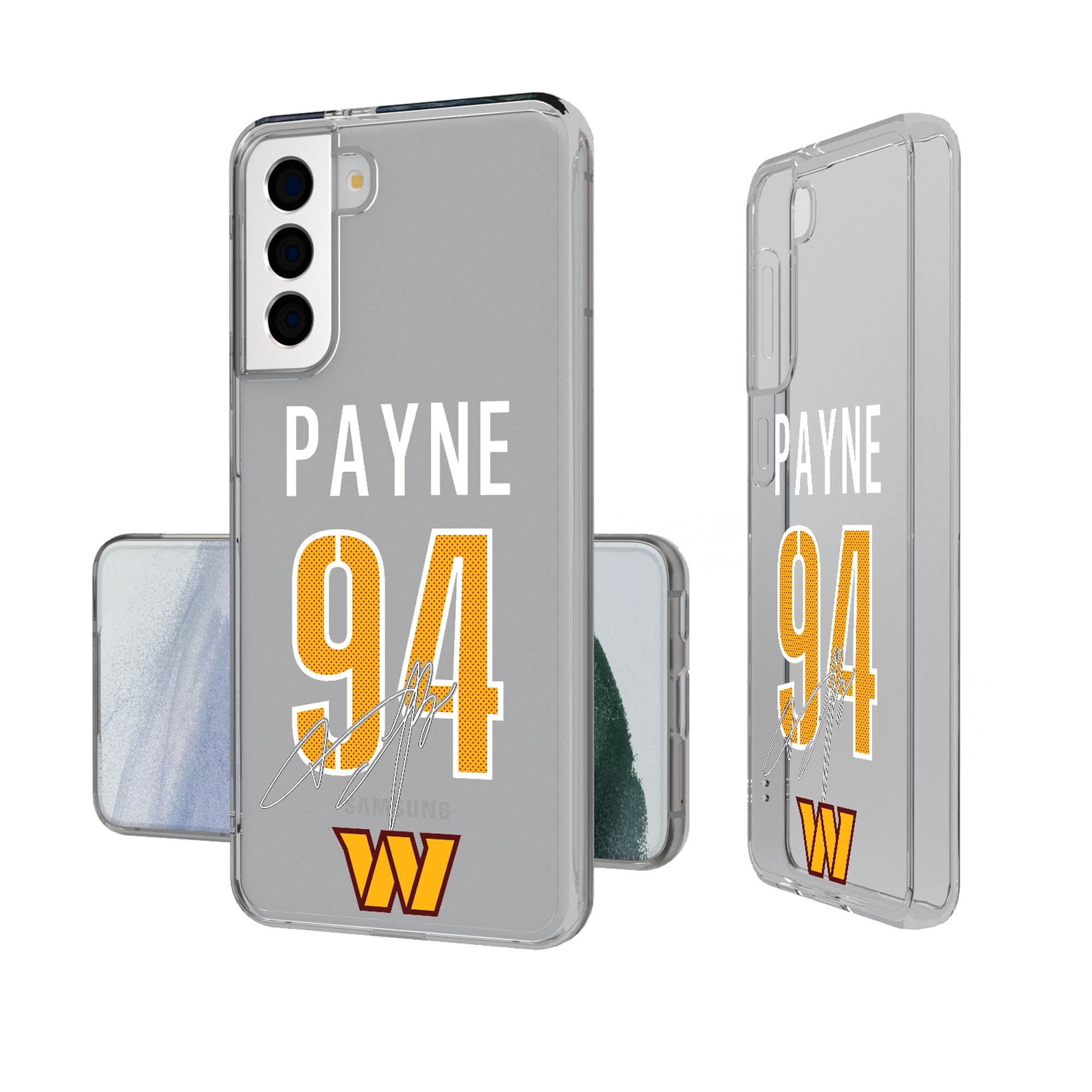 Keyscaper Daron Payne Washington Commanders Galaxy Clear Case - Walmart.com