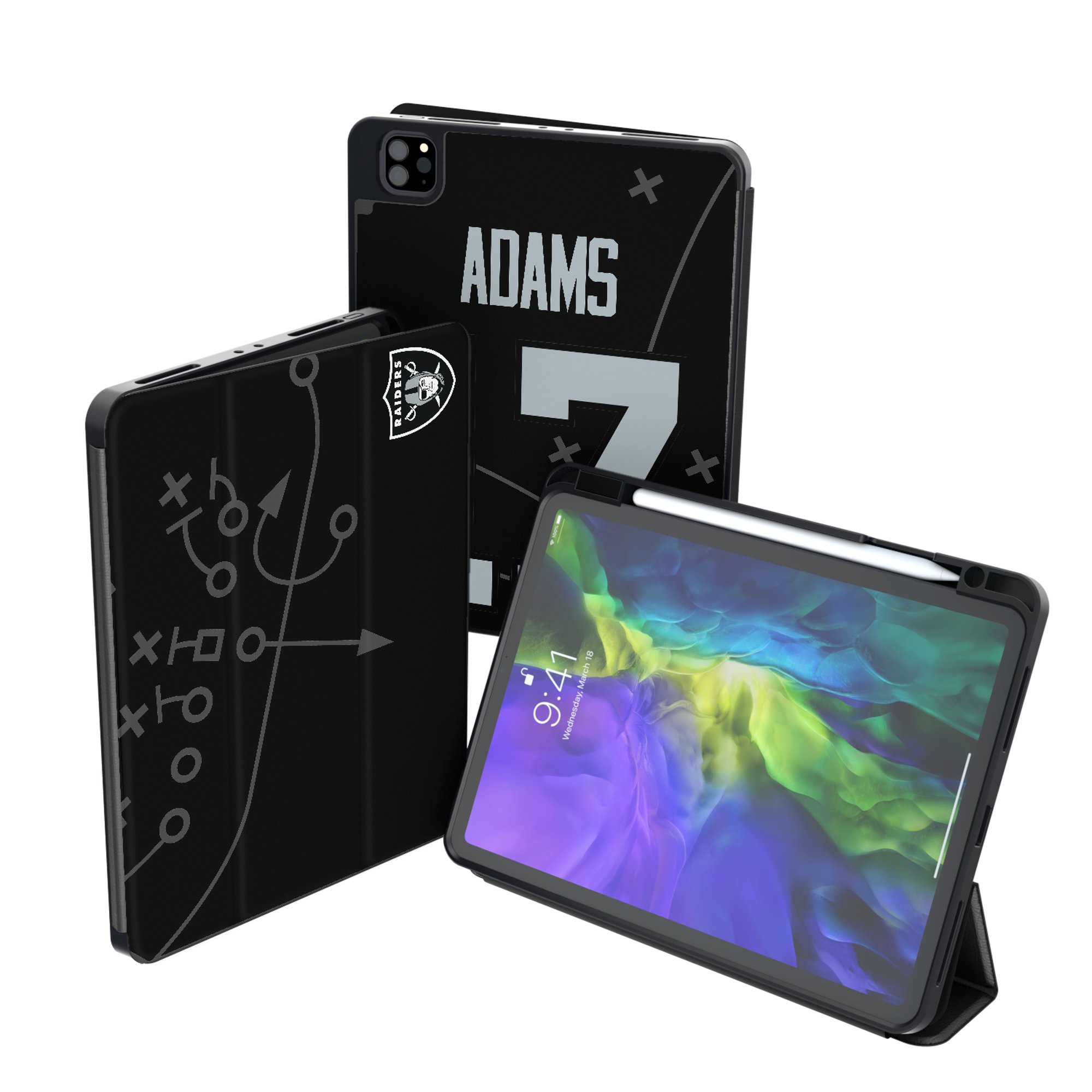 Keyscaper Davante Adams Las Vegas Raiders iPad Tablet Case - Walmart.com