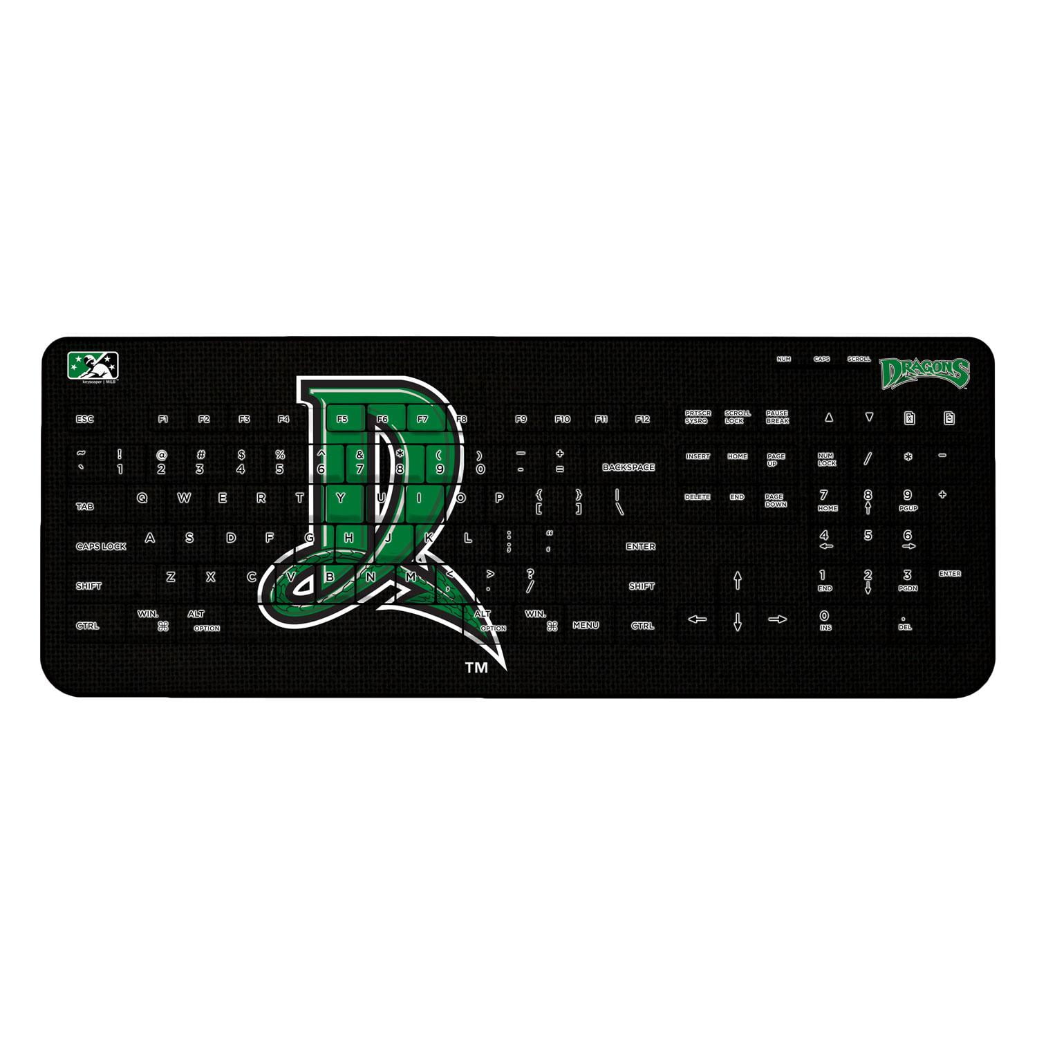 Keyscaper Dayton Dragons Wireless Keyboard - Walmart.com
