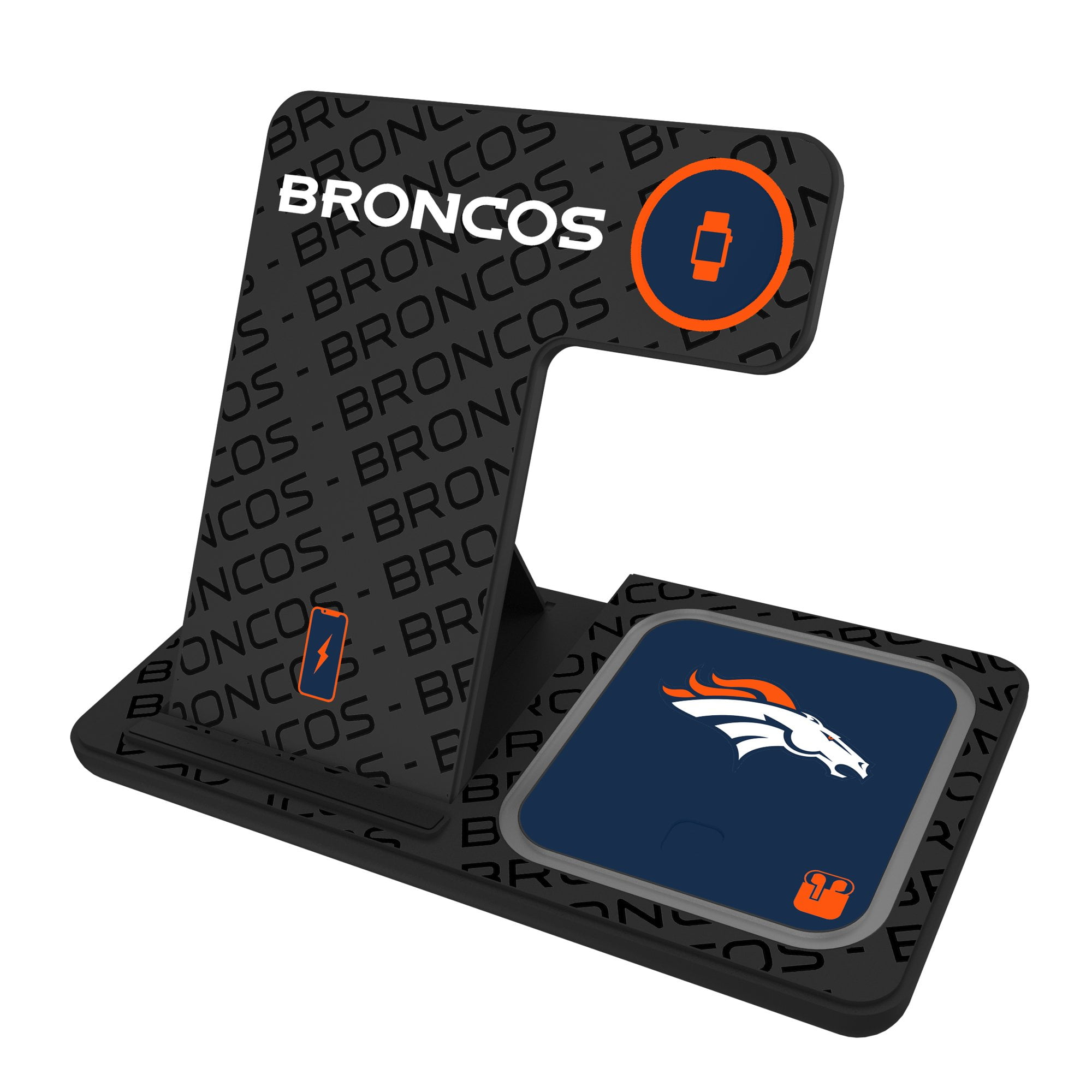 Keyscaper Denver Broncos 3-In-1 Wireless Charger - Walmart.com