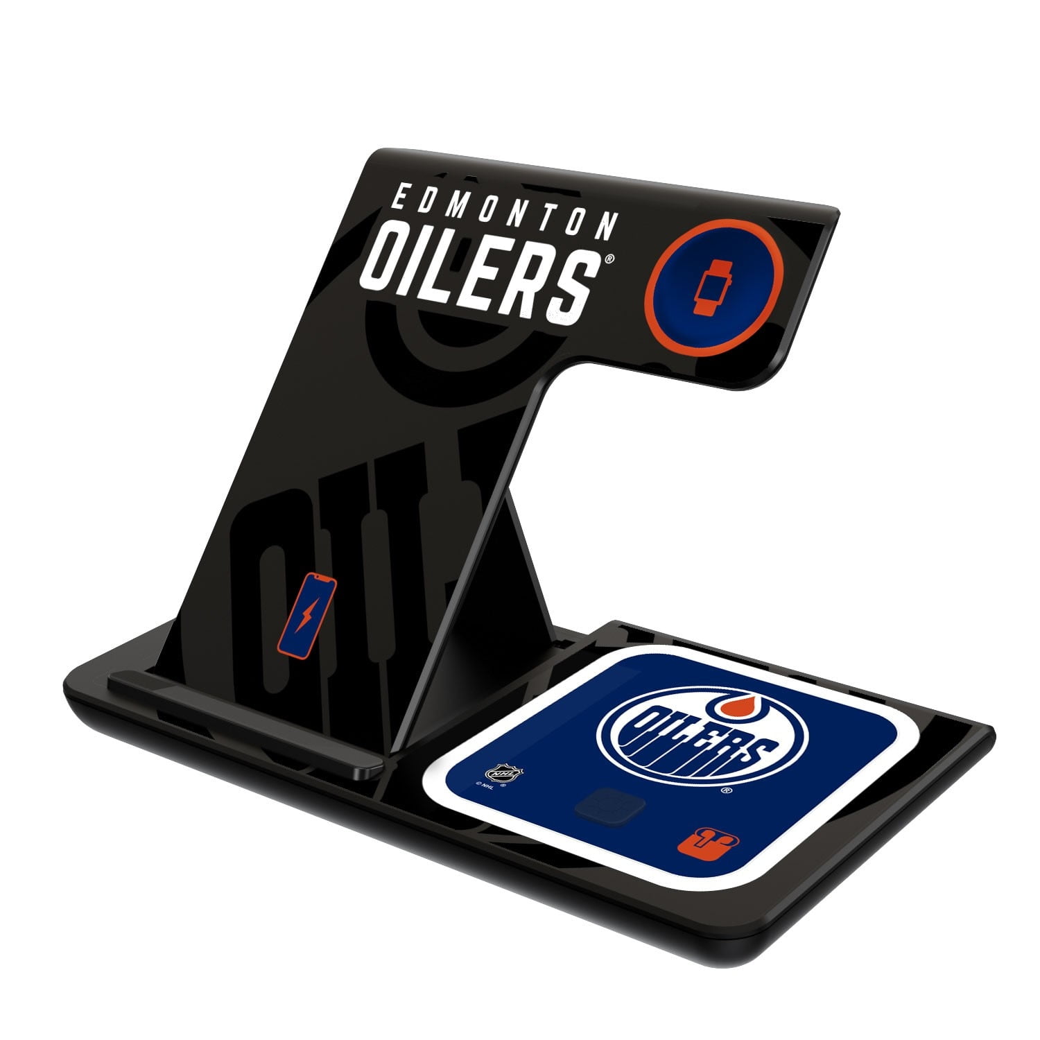 Keyscaper Edmonton Oilers 3-In-1 Wireless Charger - Walmart.com