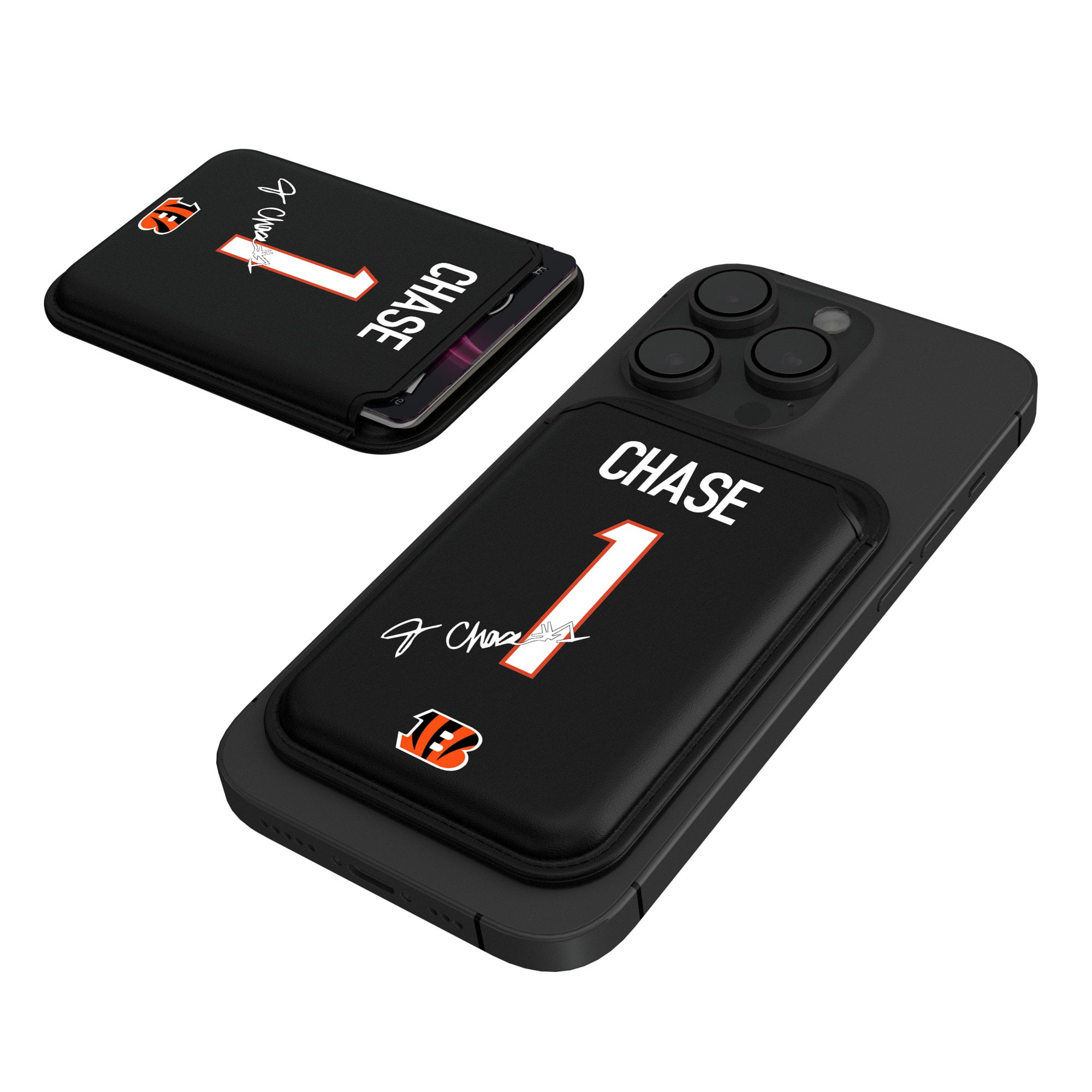 Keyscaper Ja'Marr Chase Black Cincinnati Bengals Magnetic Credit Card ...