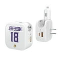 Keyscaper Justin Jefferson Minnesota Vikings Ready 2-in-1 USB Charger ...