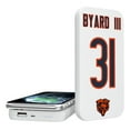 Keyscaper Kevin Byard III White Chicago Bears 5000 mAh Wireless ...