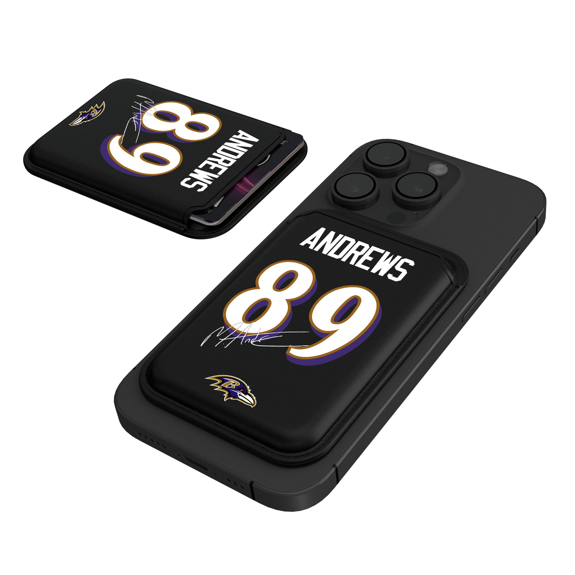 Keyscaper Mark Andrews Black Baltimore Ravens Magnetic Credit Card ...