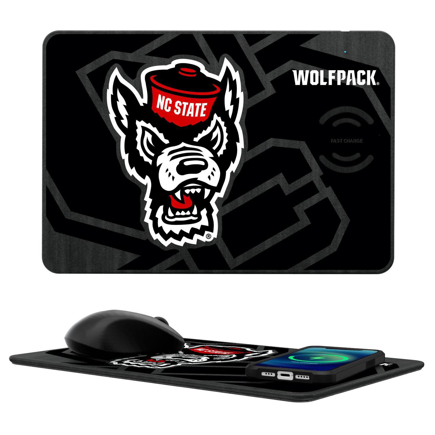 Keyscaper NC State Wolfpack Wireless Charger and Mouse Pad - Walmart.com