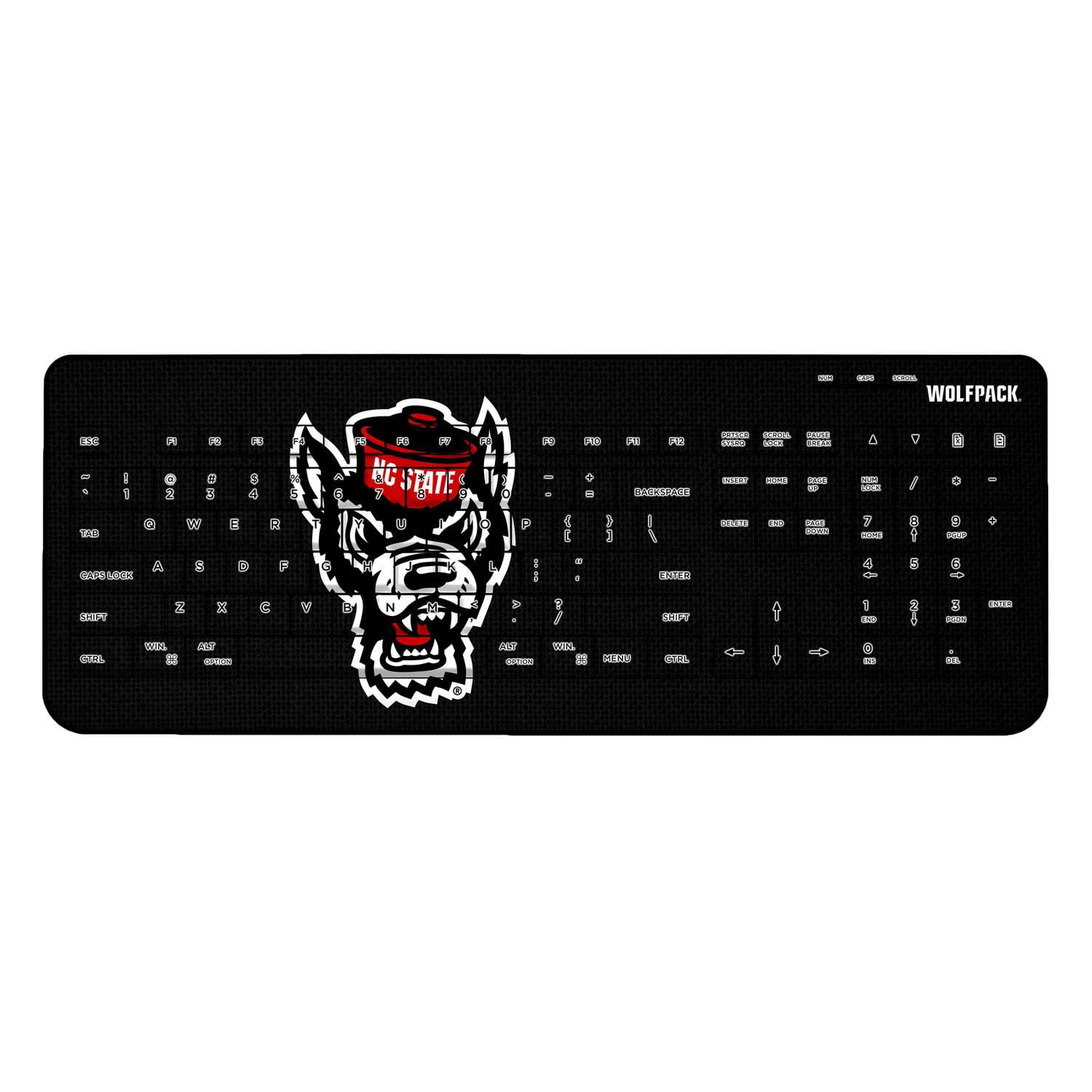 Keyscaper NC State Wolfpack Wireless Keyboard - Walmart.com