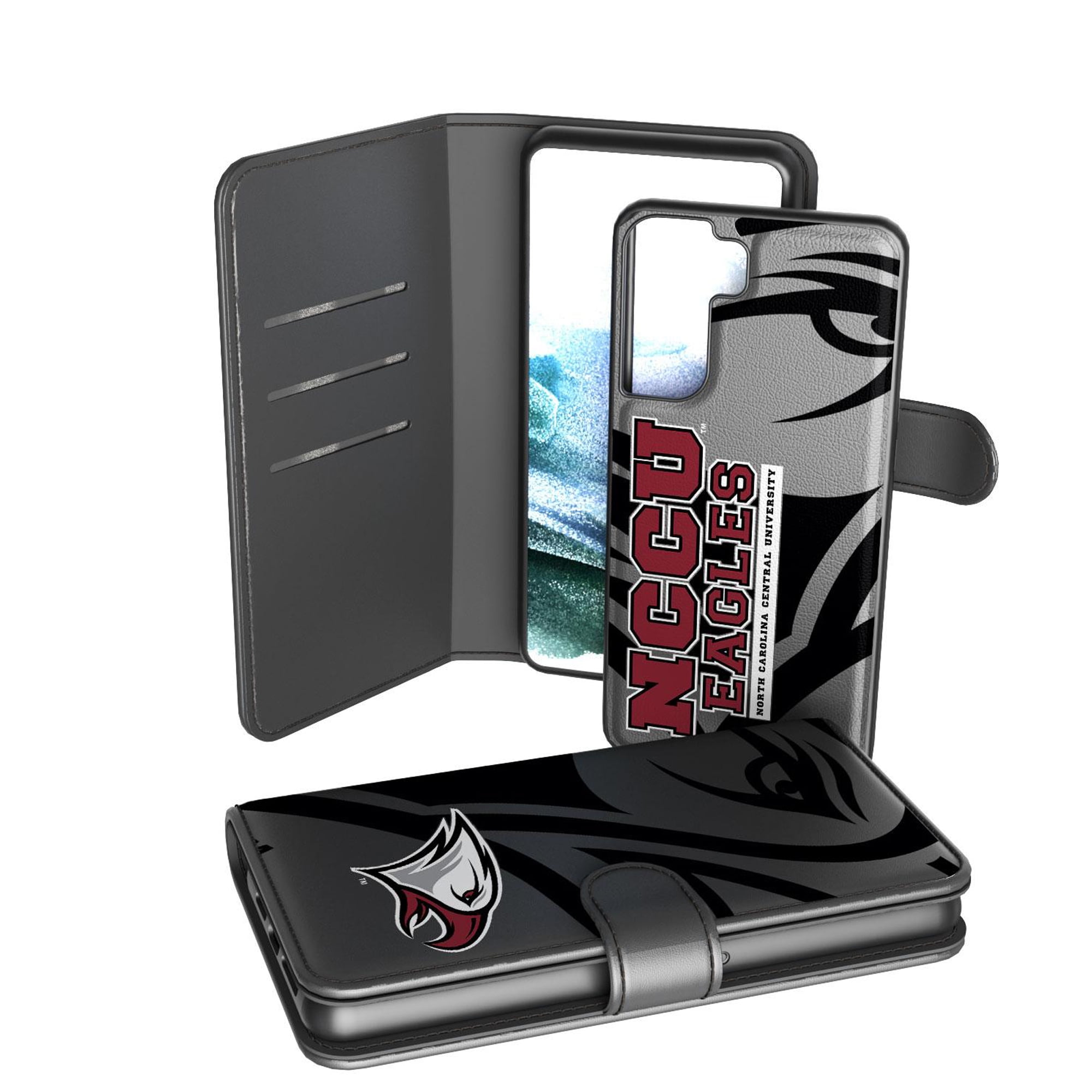 Keyscaper North Carolina Central Eagles Galaxy Mono Tilt Wallet Case ...