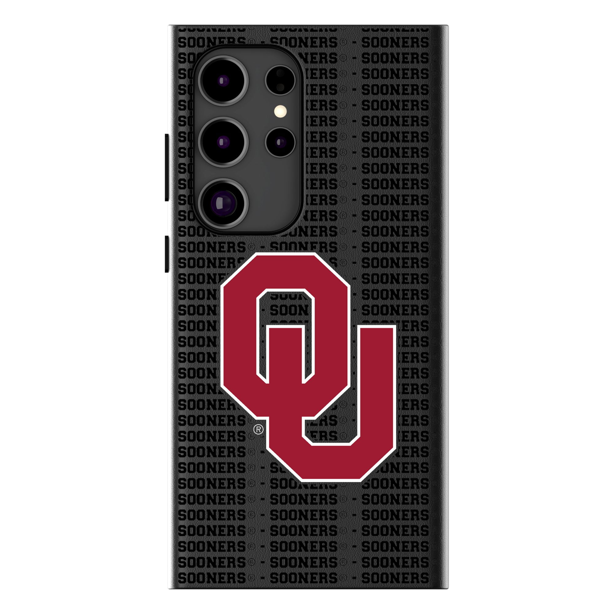 Keyscaper Oklahoma Sooners Text Backdrop Galaxy Magnetic Bump Case ...