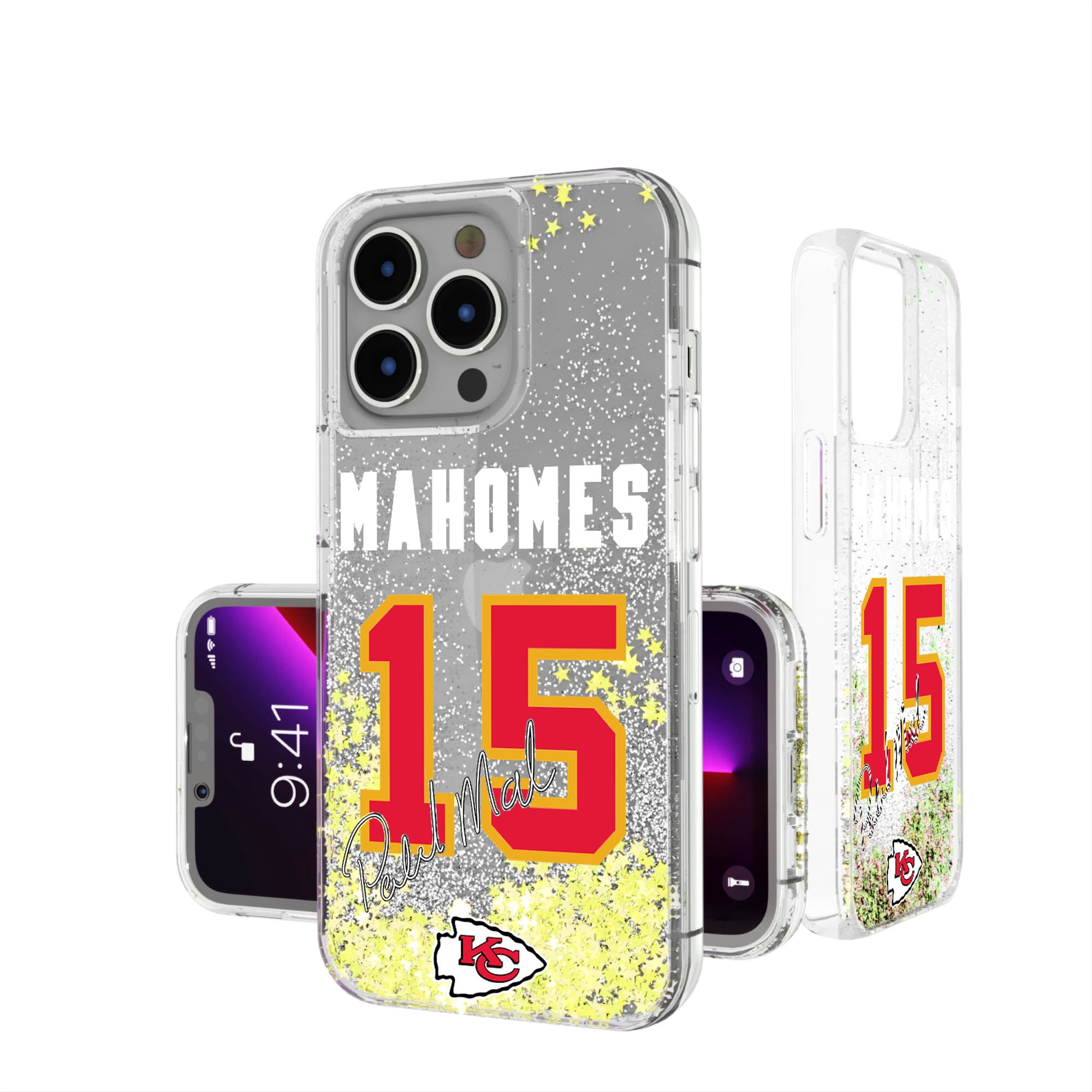 Keyscaper Patrick Mahomes Kansas City Chiefs iPhone Glitter Phone Case ...