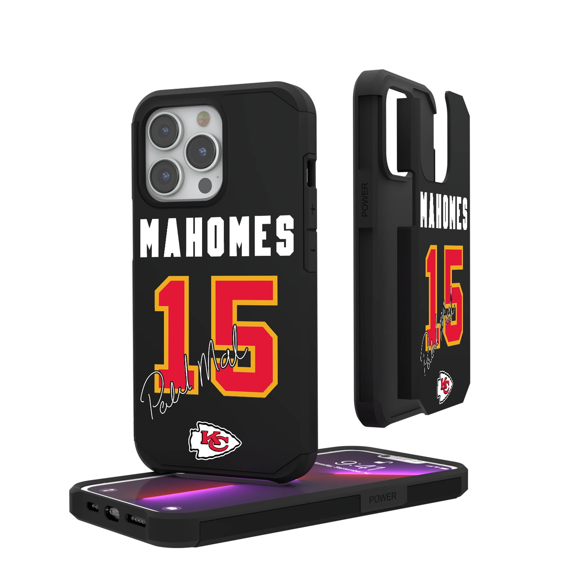 Keyscaper Patrick Mahomes Kansas City Chiefs iPhone Rugged Case ...