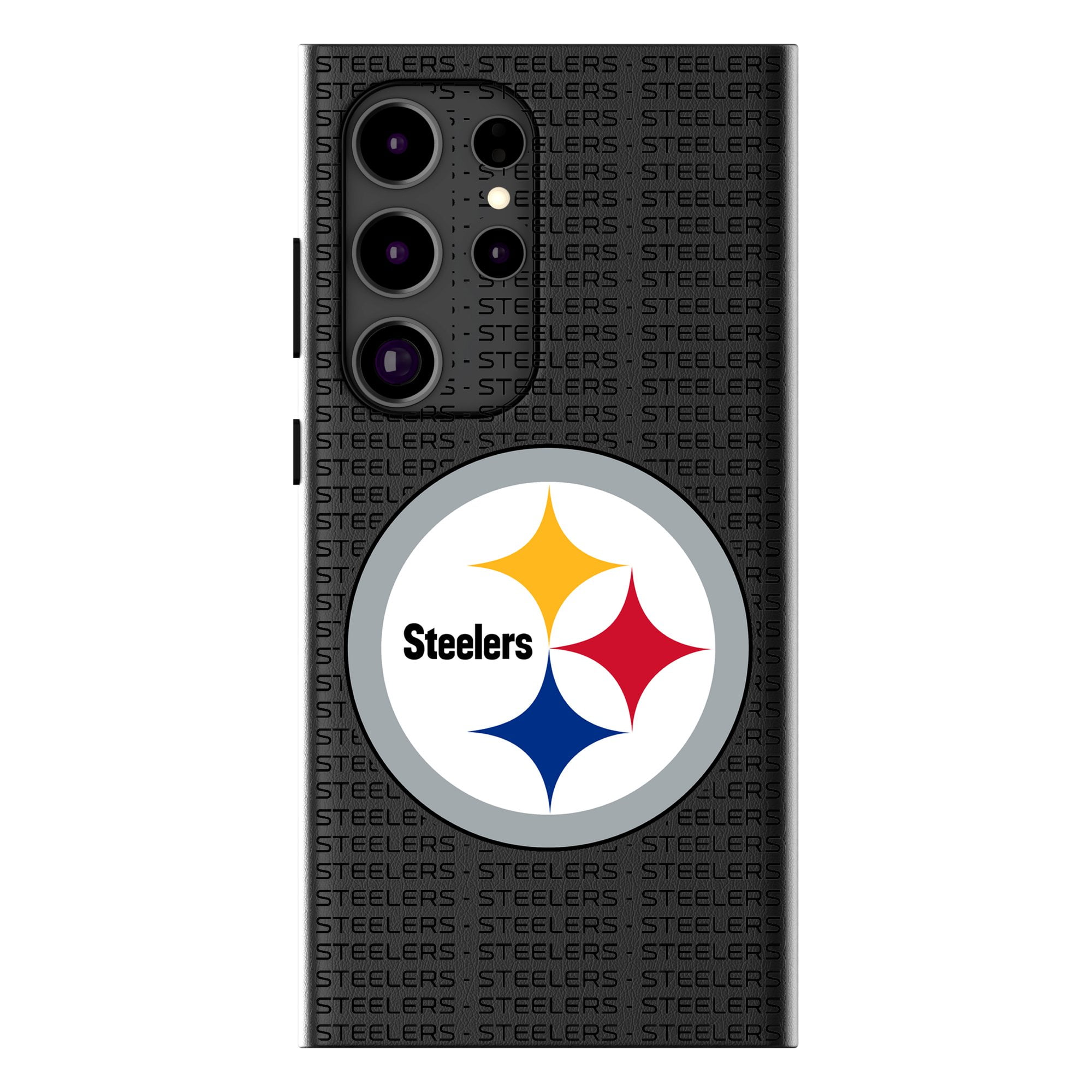 Keyscaper Pittsburgh Steelers Text Backdrop Galaxy Magnetic Bump Case ...