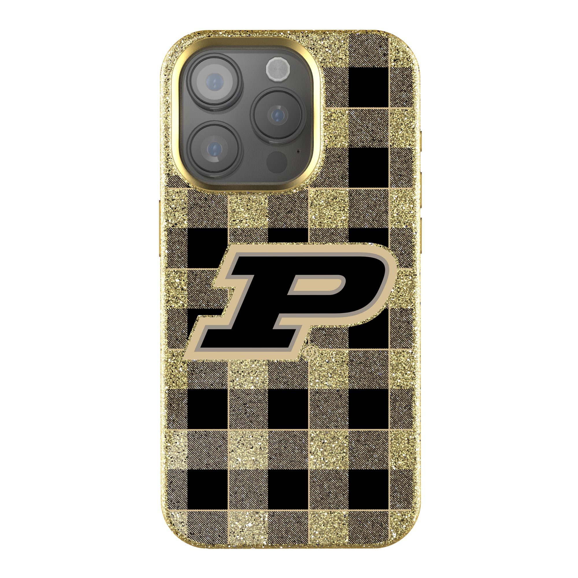 Keyscaper Purdue Boilermakers Plaid Bling iPhone Case - Walmart.com