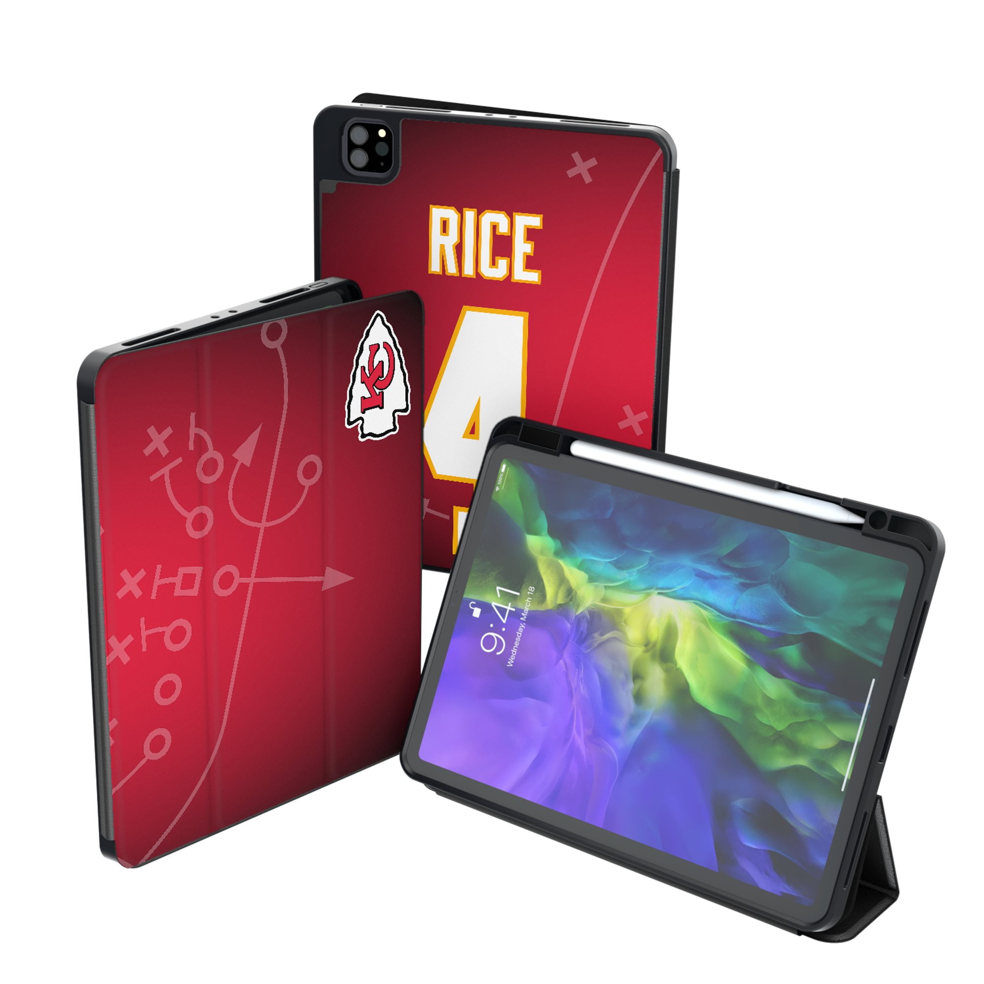 Keyscaper Rashee Rice Kansas City Chiefs iPad Tablet Case - Walmart.com