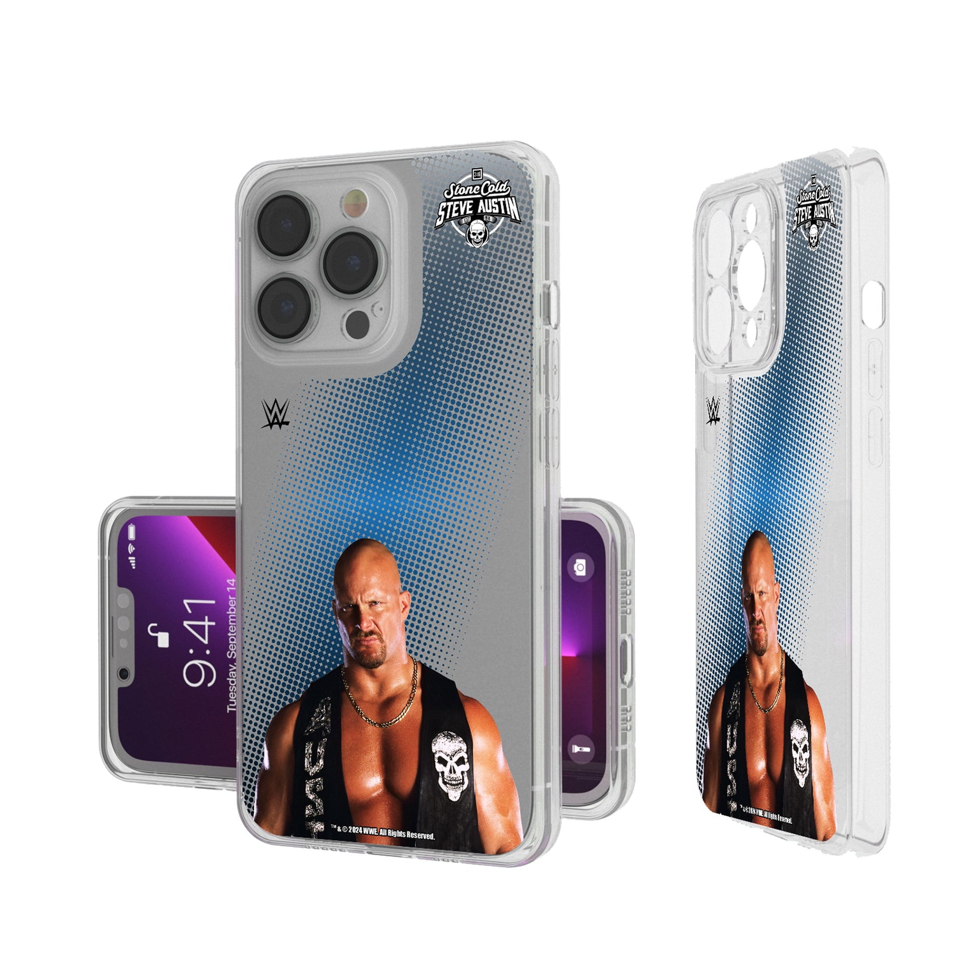 Keyscaper "Stone Cold" Steve Austin WWE Blues Superstar iPhone Clear ...