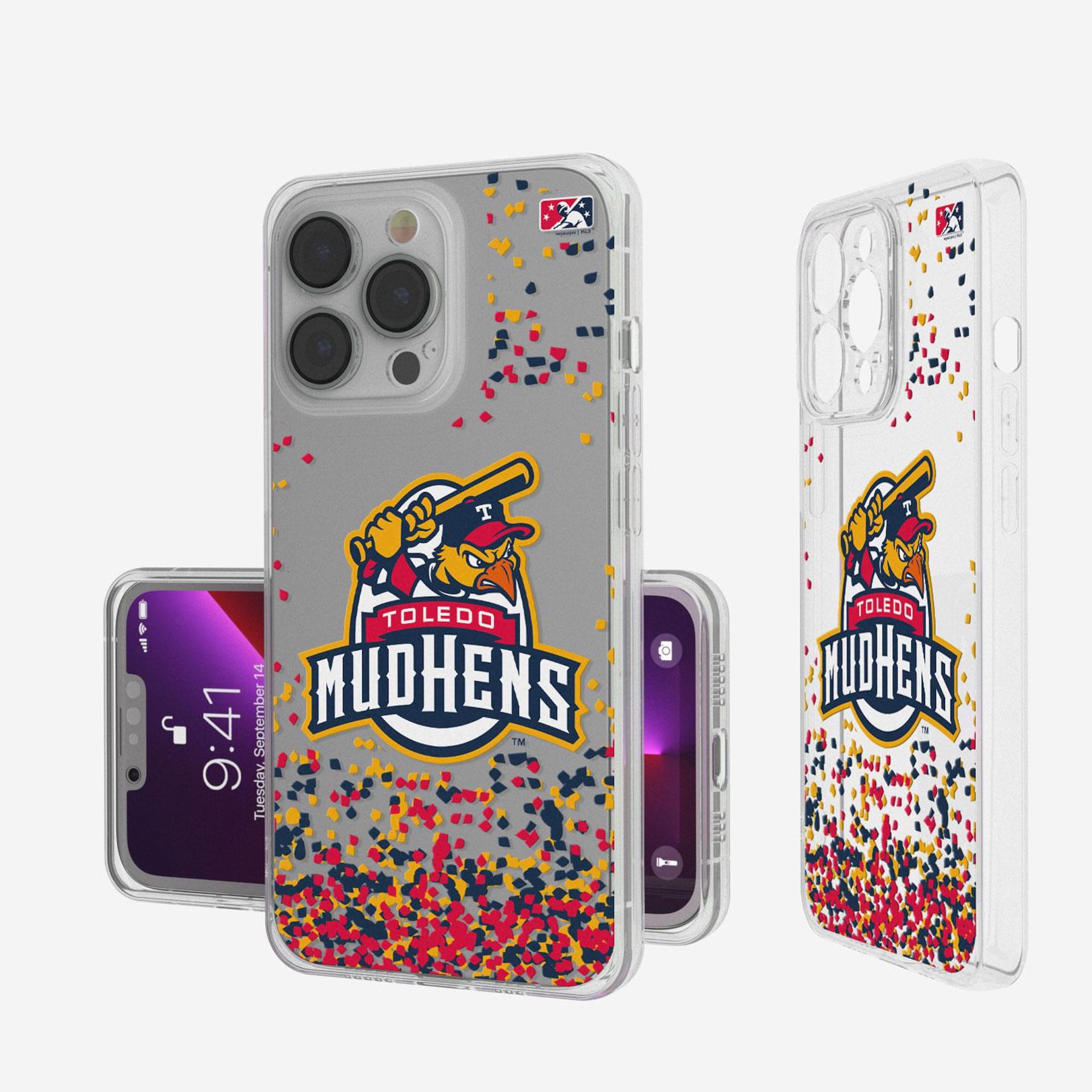 Keyscaper Toledo Mud Hens iPhone Clear Case with Confetti Design ...
