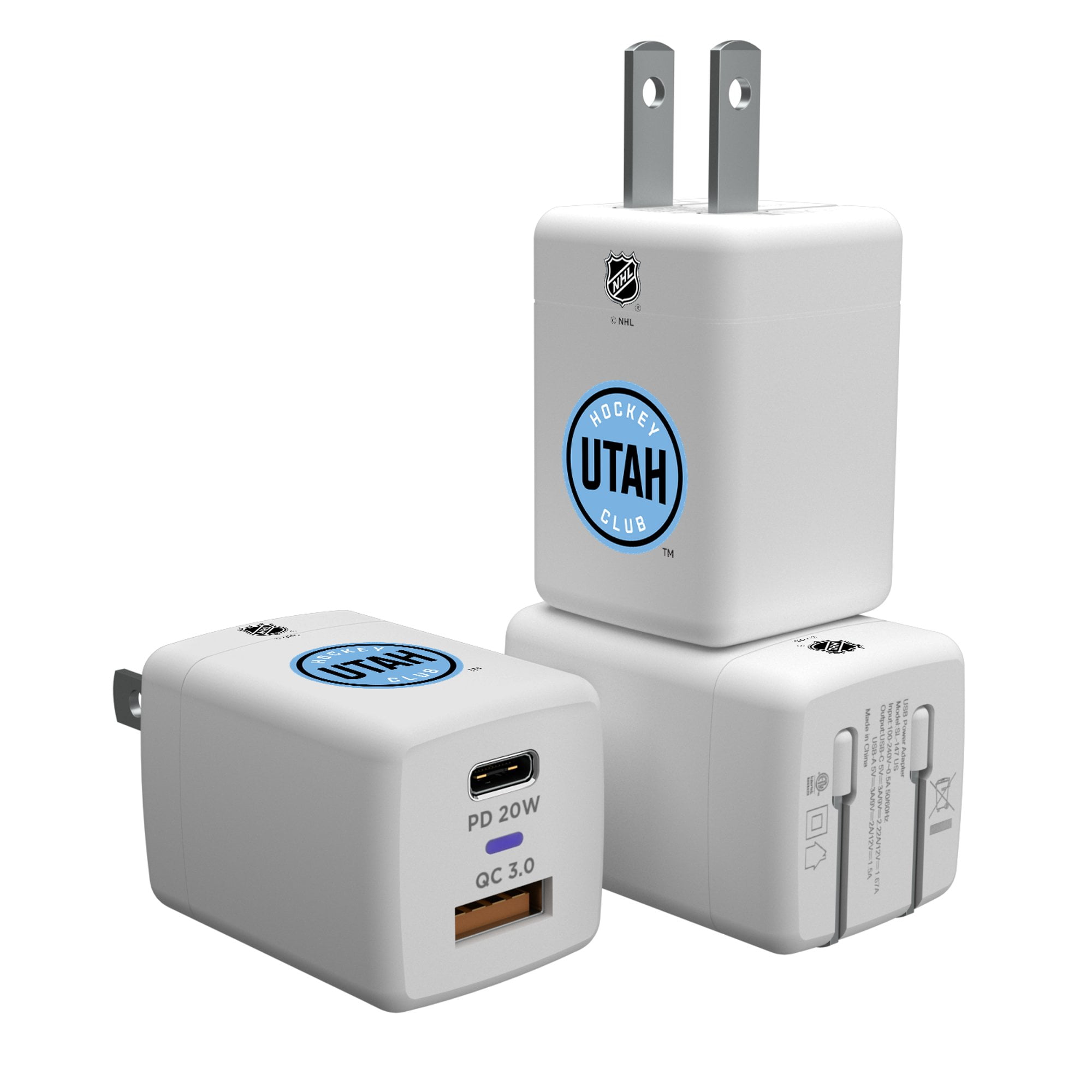 Keyscaper Utah Hockey Club Insignia USB A/C Charger - Walmart.com