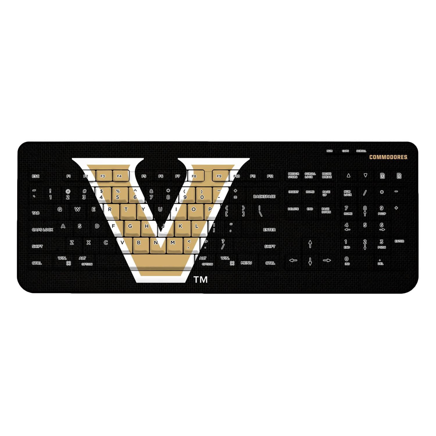 Keyscaper Vanderbilt Commodores Wireless Keyboard - Walmart.com