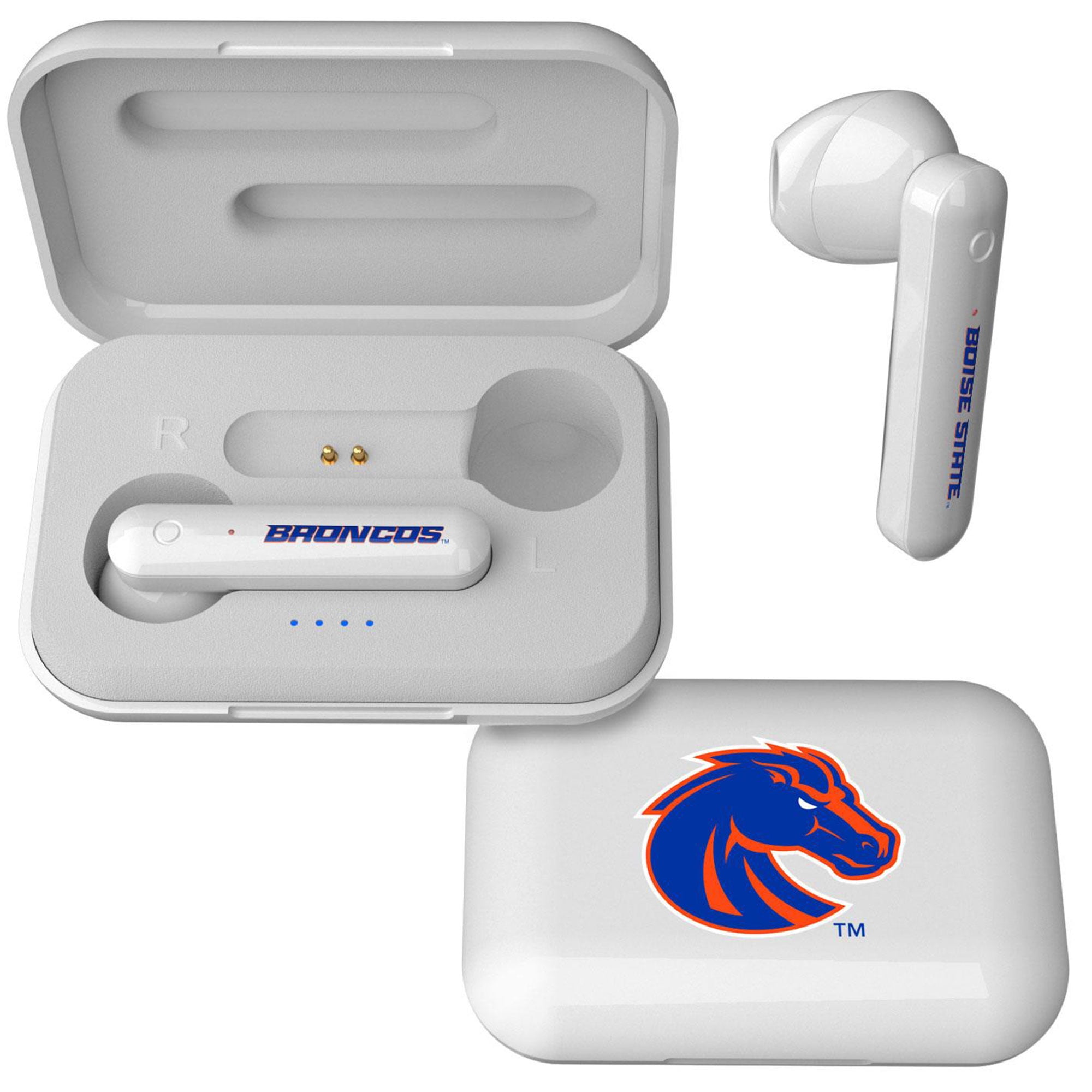 Keyscaper White Boise State Broncos True Wireless Earbuds - Walmart.com