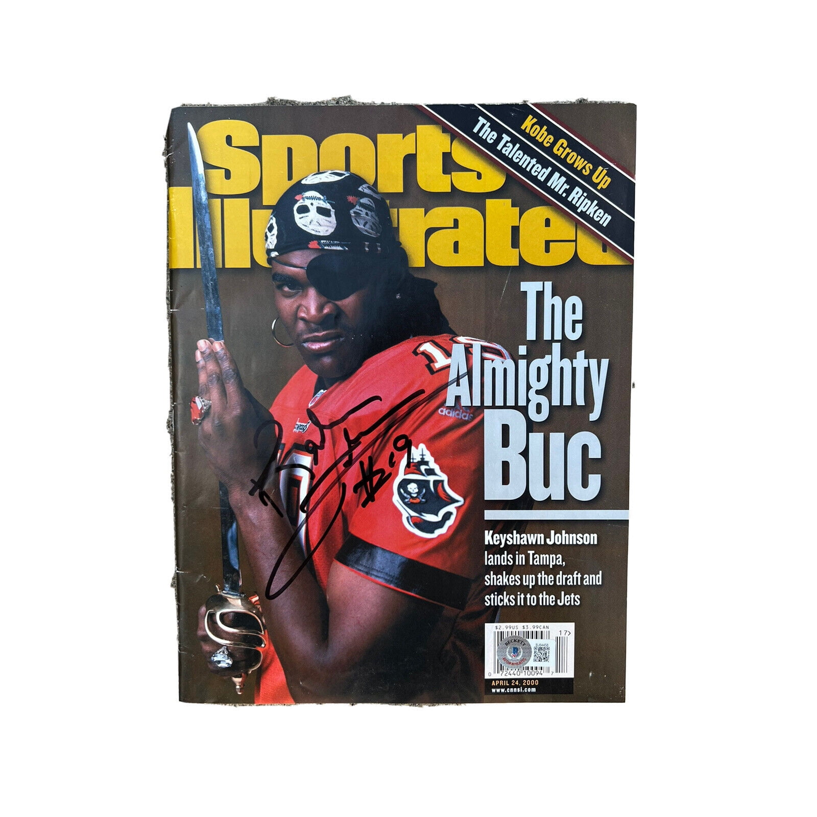Keyshawn Johnson Signed Sports Illustrated (April 24th 2000) SI ...