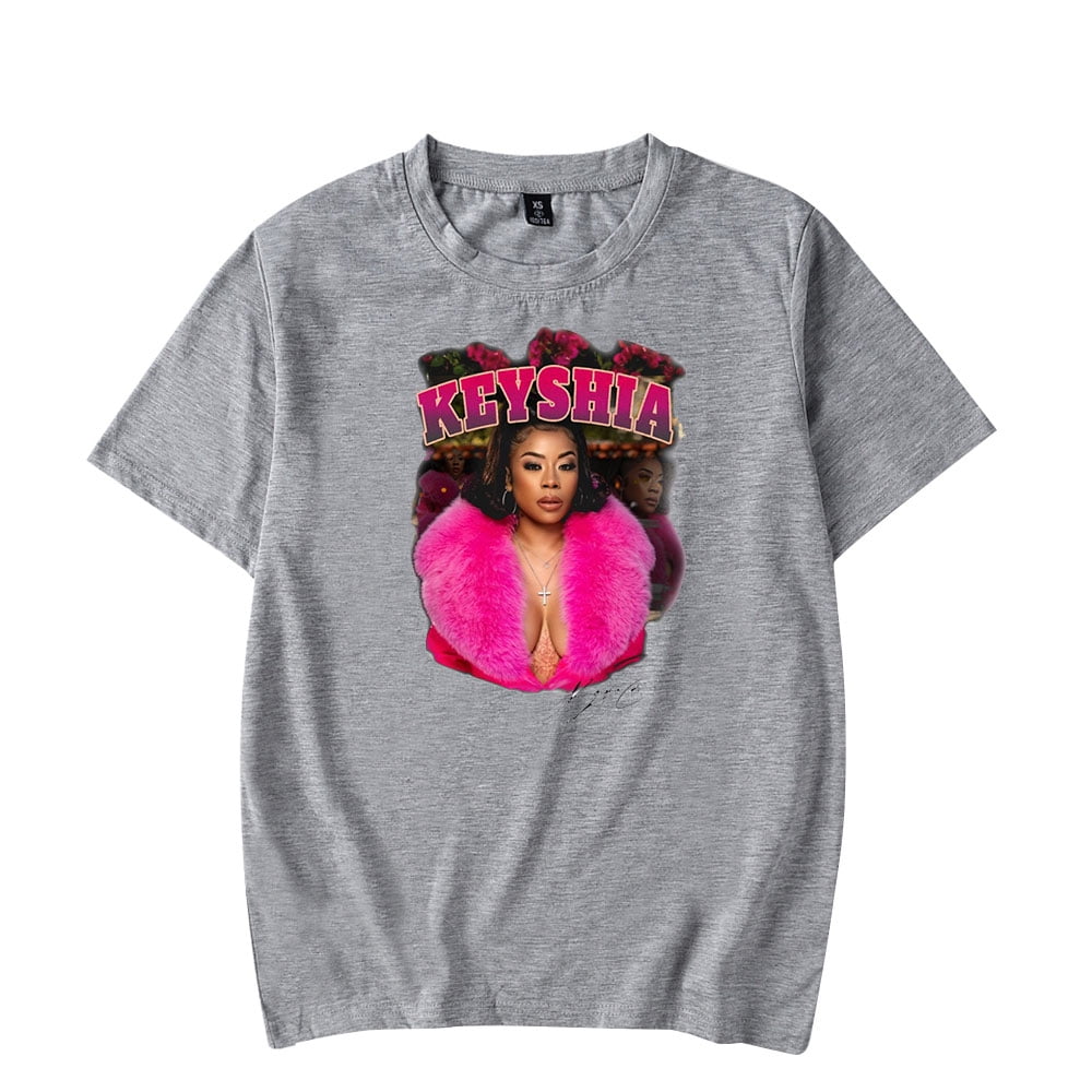 Keyshia Cole pixk T-shirt Merch print Crewneck Unisex Trend Casual ...