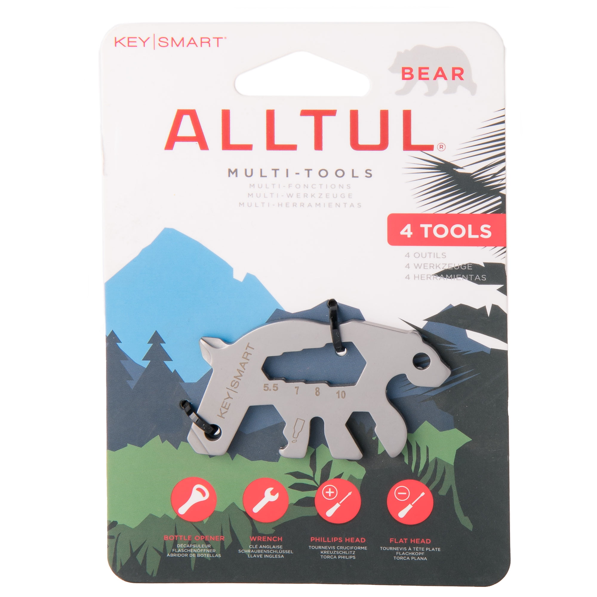 Keysmart Alltul Animal Series Stainless Steel Multi-Tool - Bear ...