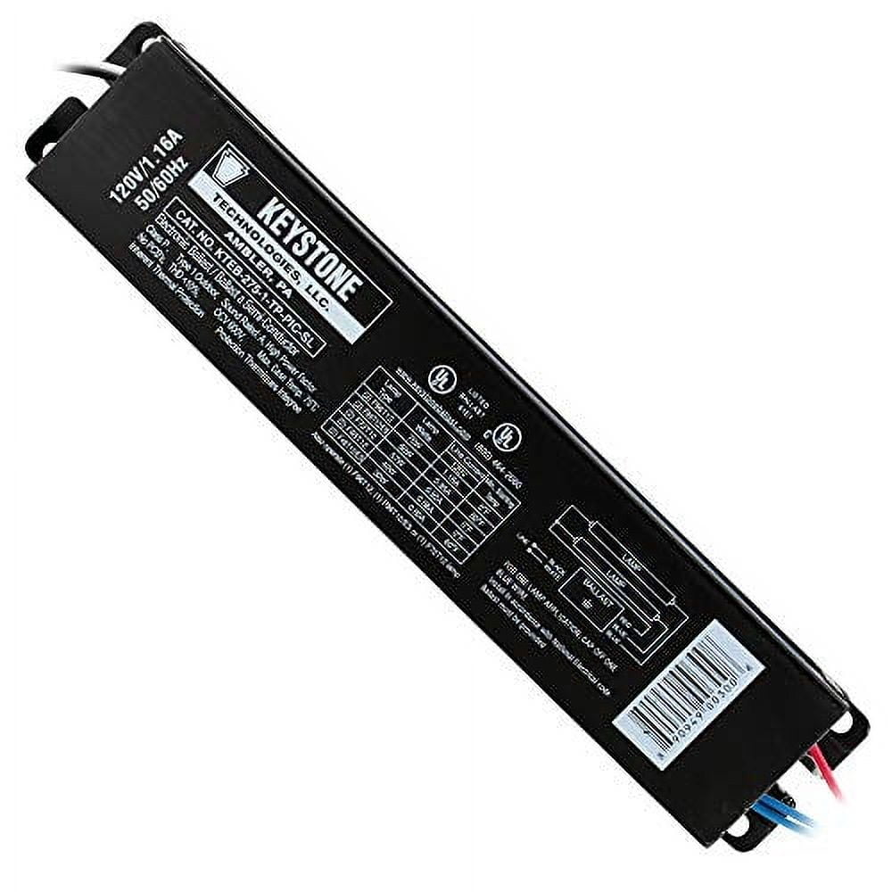 Keystone 00300 - KTEB-275-1-TP-PIC-SL T12 Fluorescent Ballast - Walmart.com