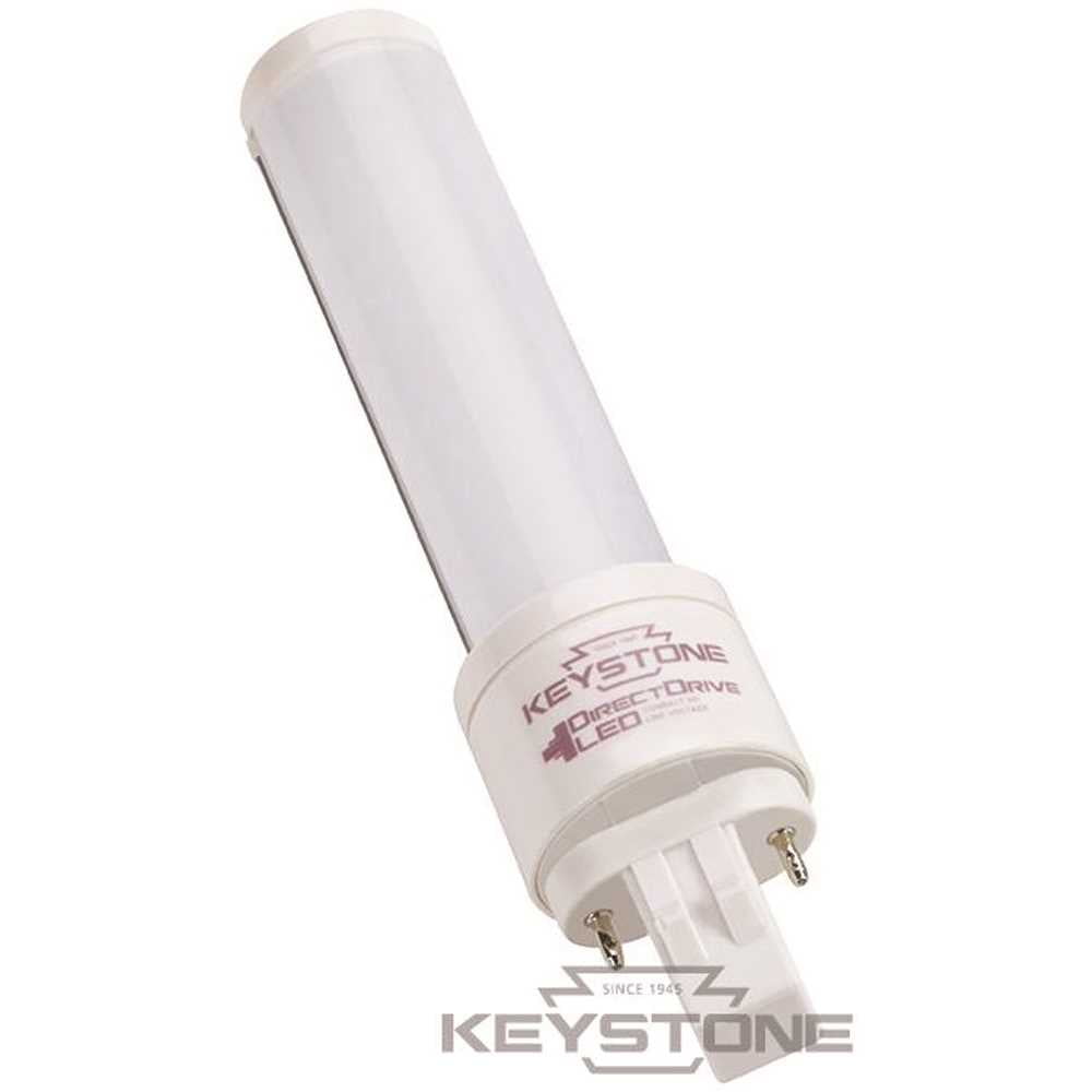 Keystone KT-LED62P-H-840-D 6 Watt LED PL Lamp Bulb 2 Pin GS23 Base ...
